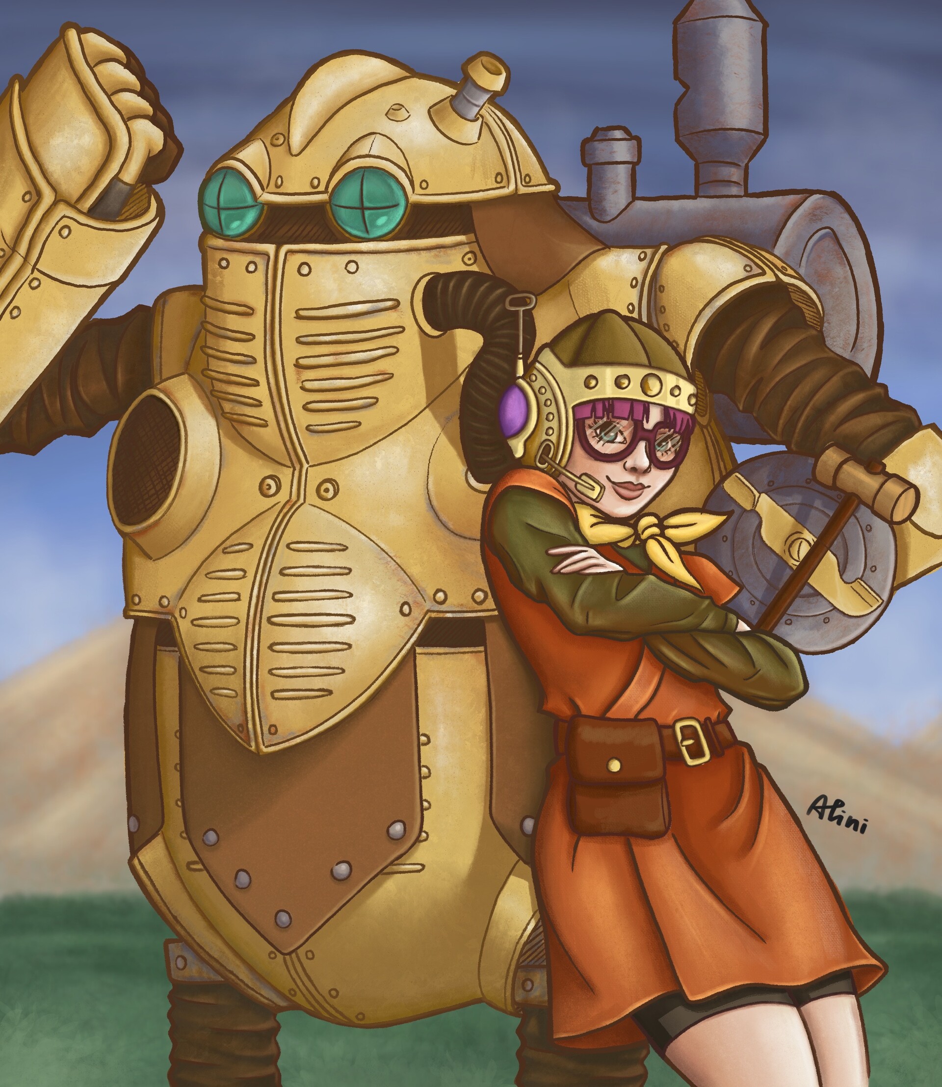 ArtStation - Fanart - Lucca and Robo