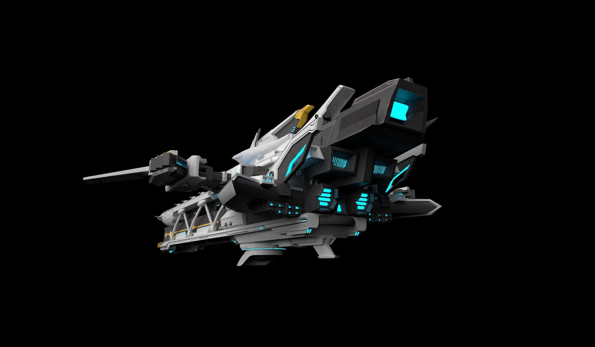 ArtStation - Spaceship 3D Showcase