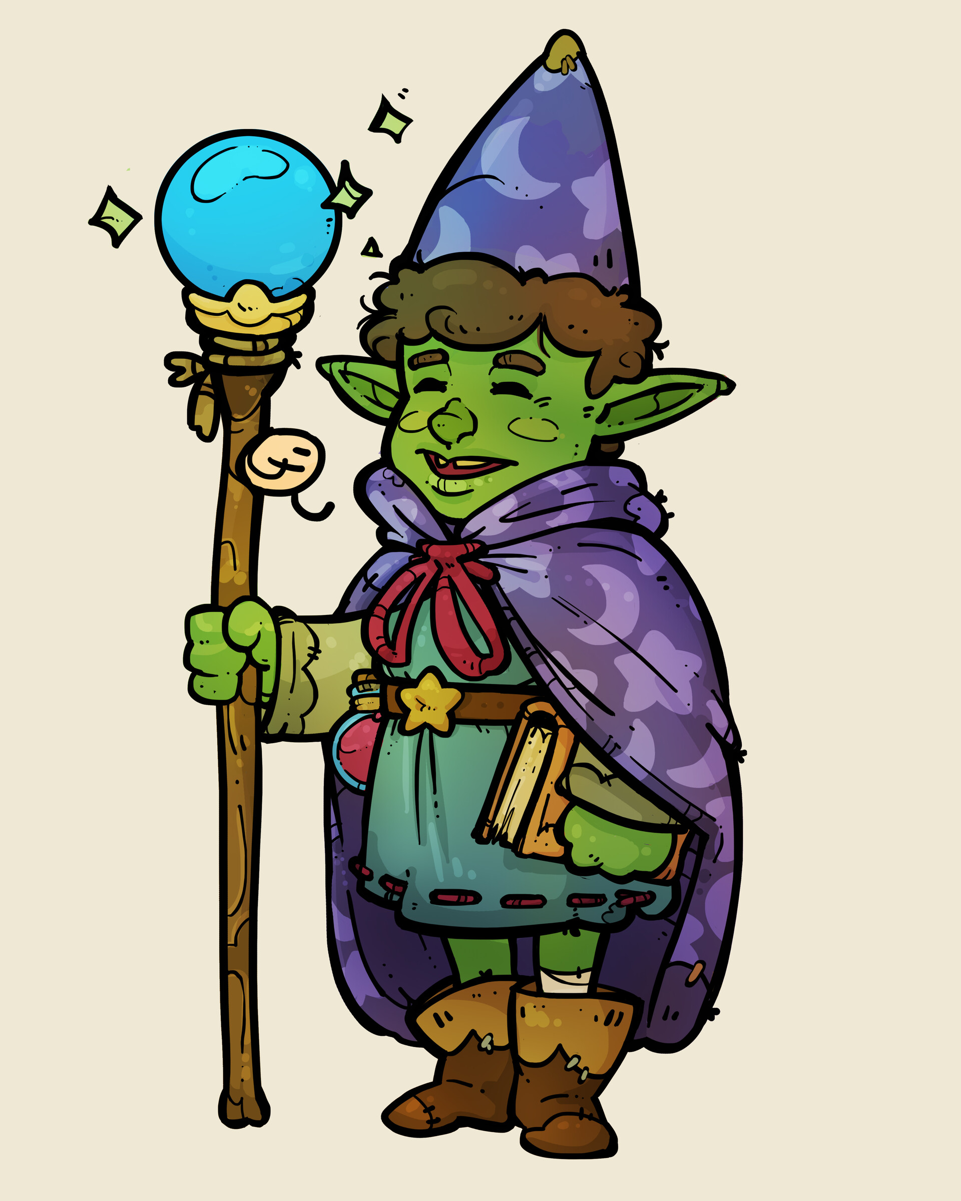 ArtStation - Goblin Wizard Apprentice