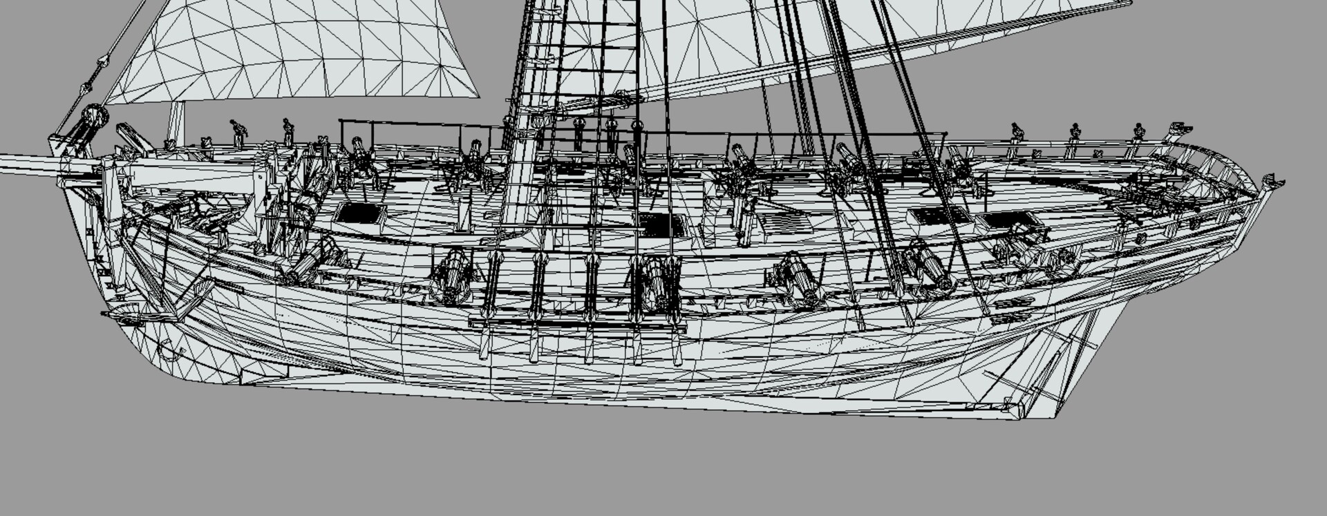 Marius Moolman - HMS Alert 1777 Sailing Cutter