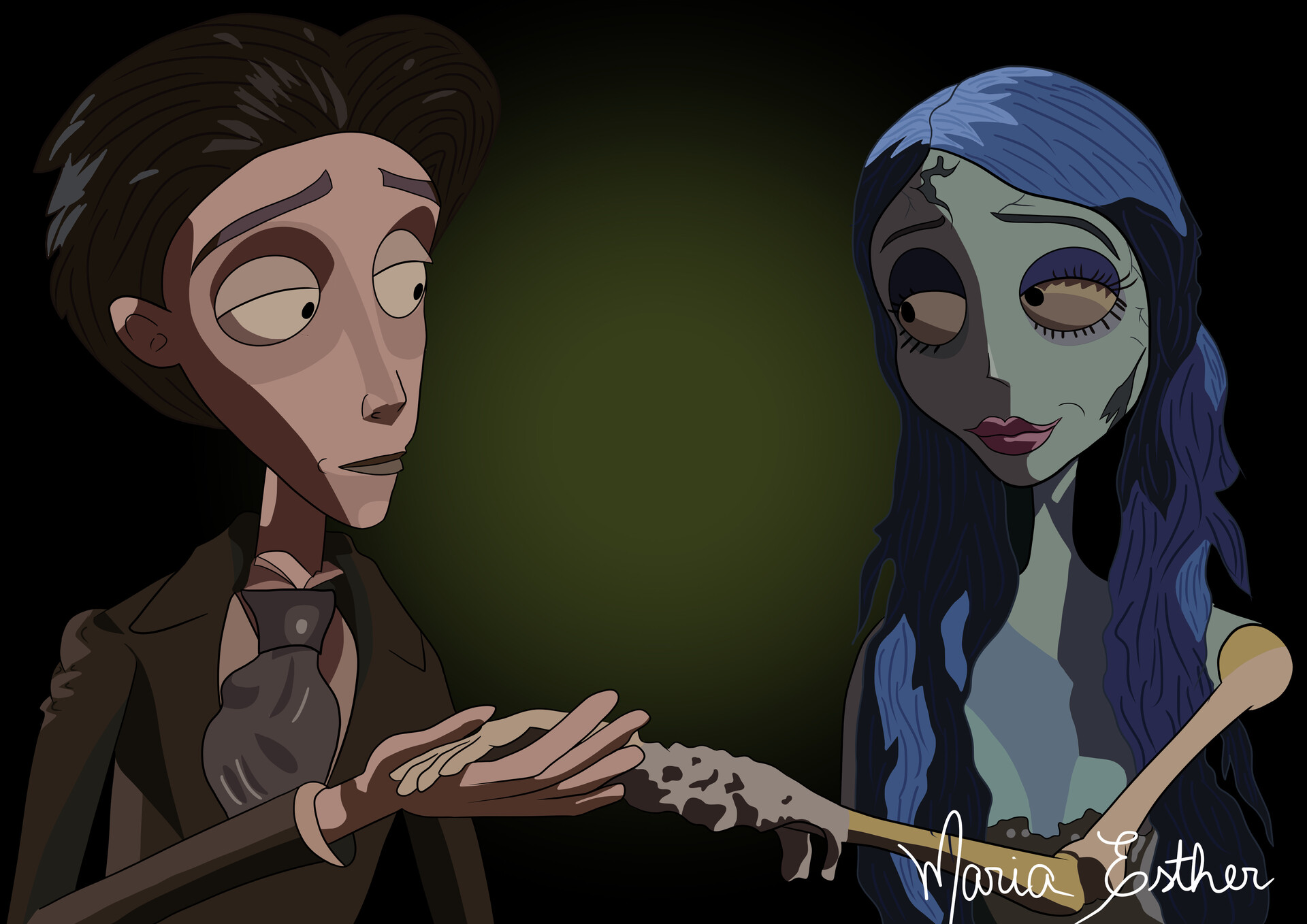 ArtStation - corpse bride fan art