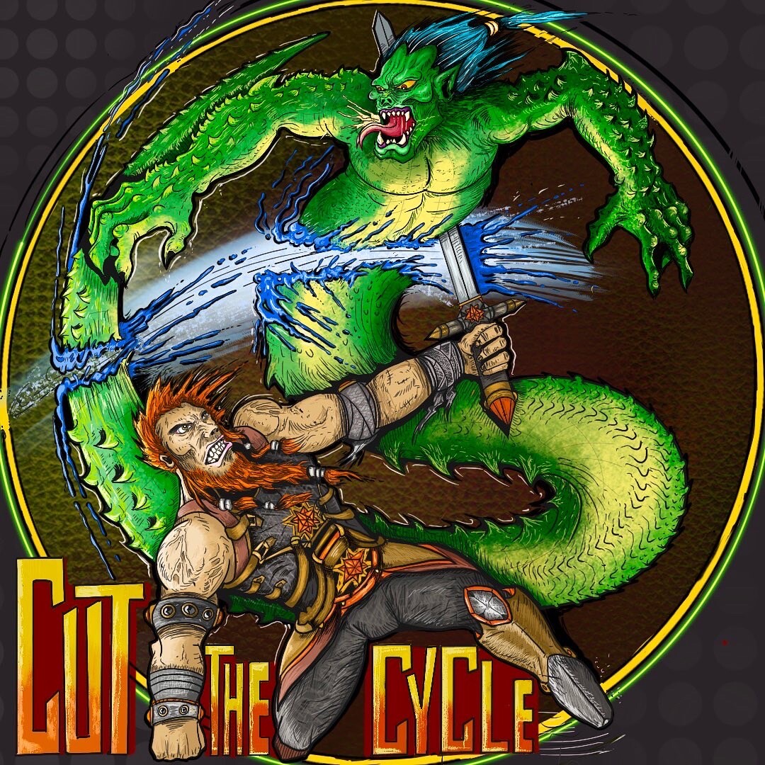 ArtStation - cut the cycle illustration