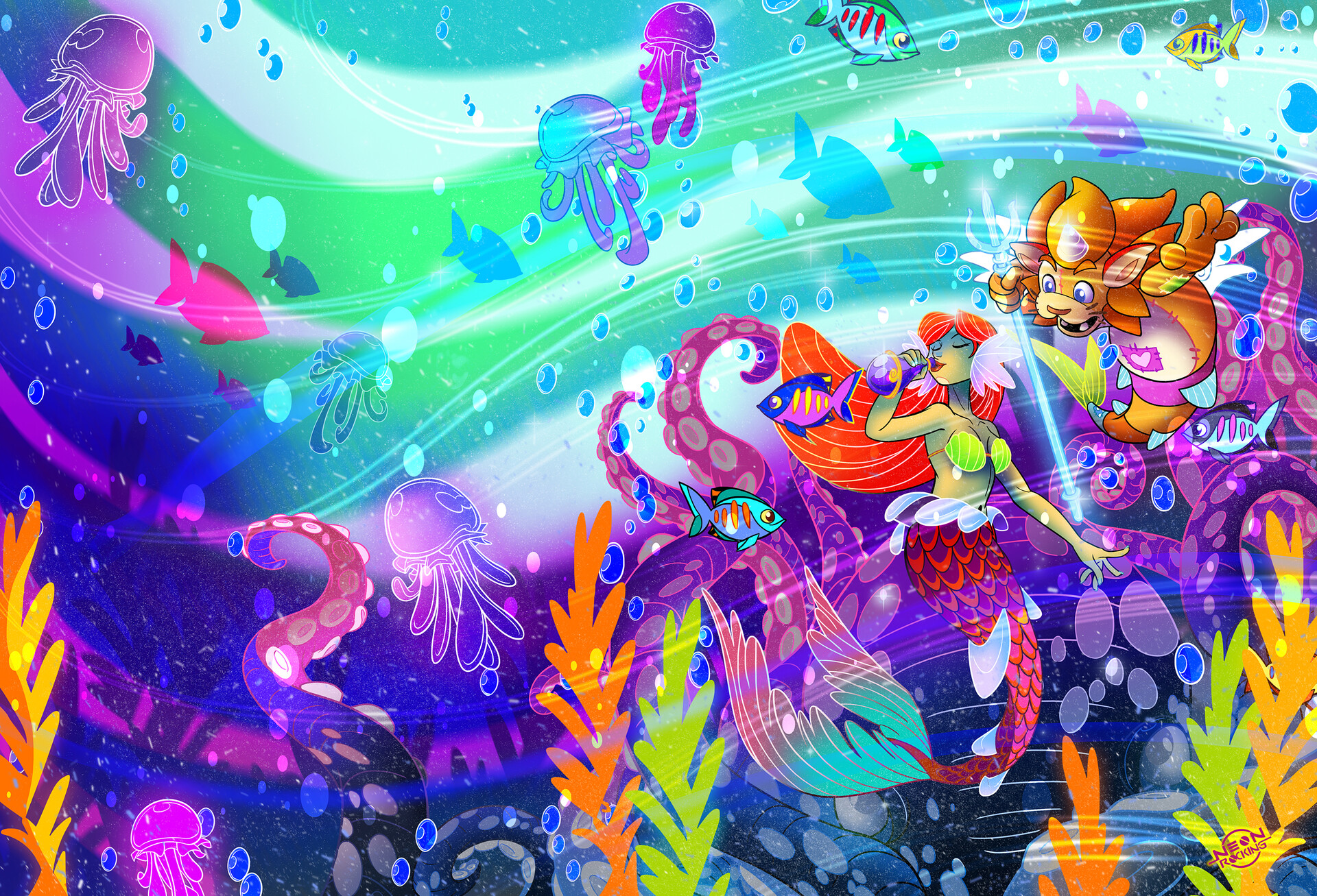 David Velasquez - Little Mermaid - Leo con Leo ( Books collection )