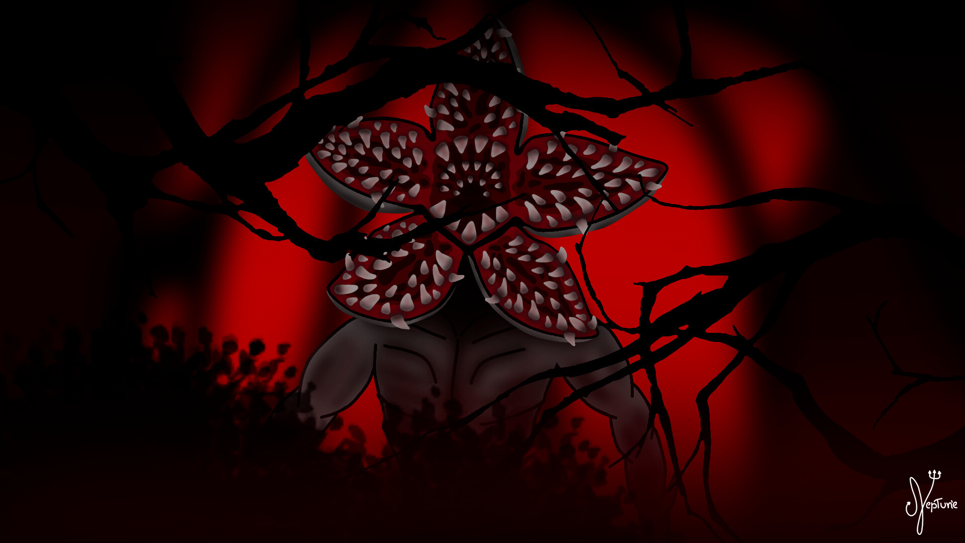 ArtStation - Demogorgon - Stranger Things