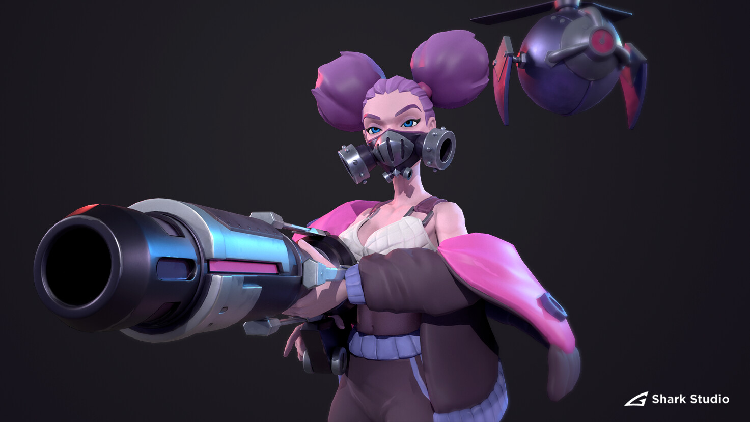 Shark Studio - The Assault rifle soldier