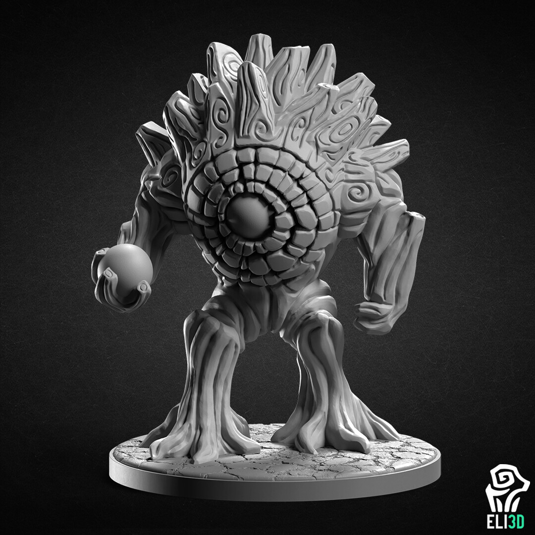 eli3D - Forest Golem