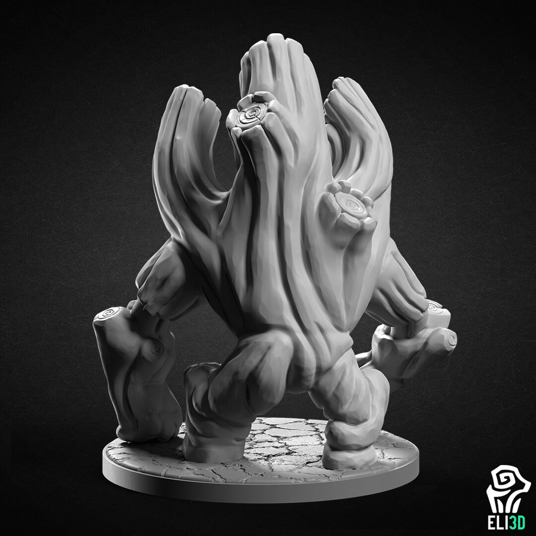 eli3D - Wood Golem