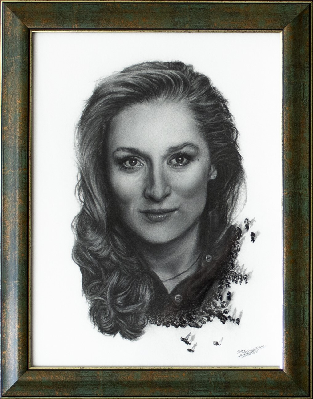 ArtStation - Decades of Mastery: Meryl Streep Pastel Pencils Portrait ...