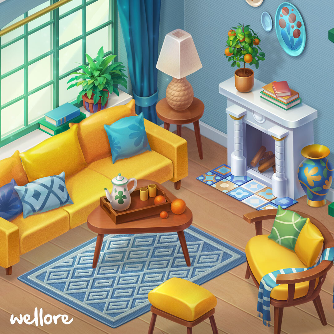 ArtStation - 2D Room