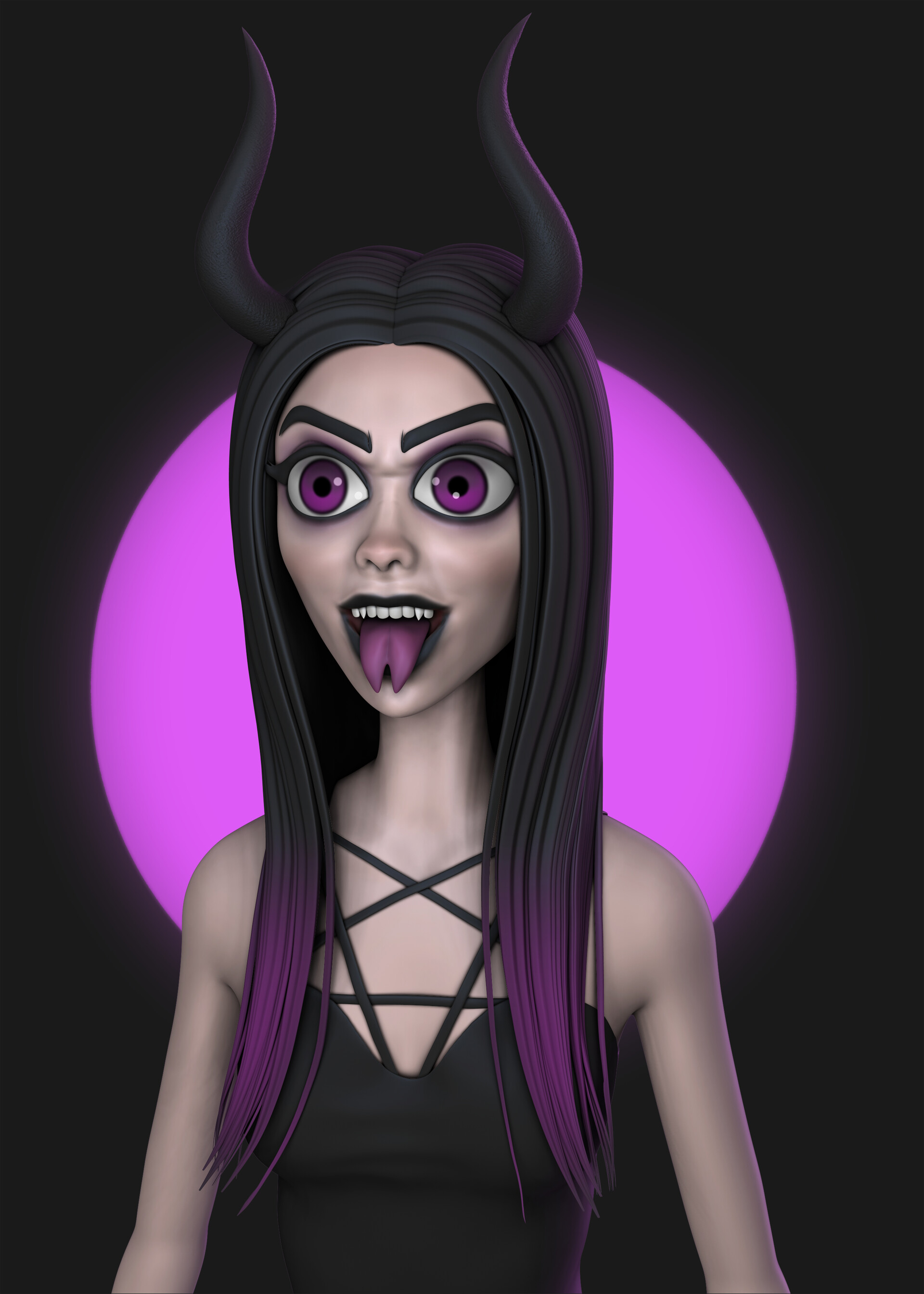 ArtStation - Neon Girl