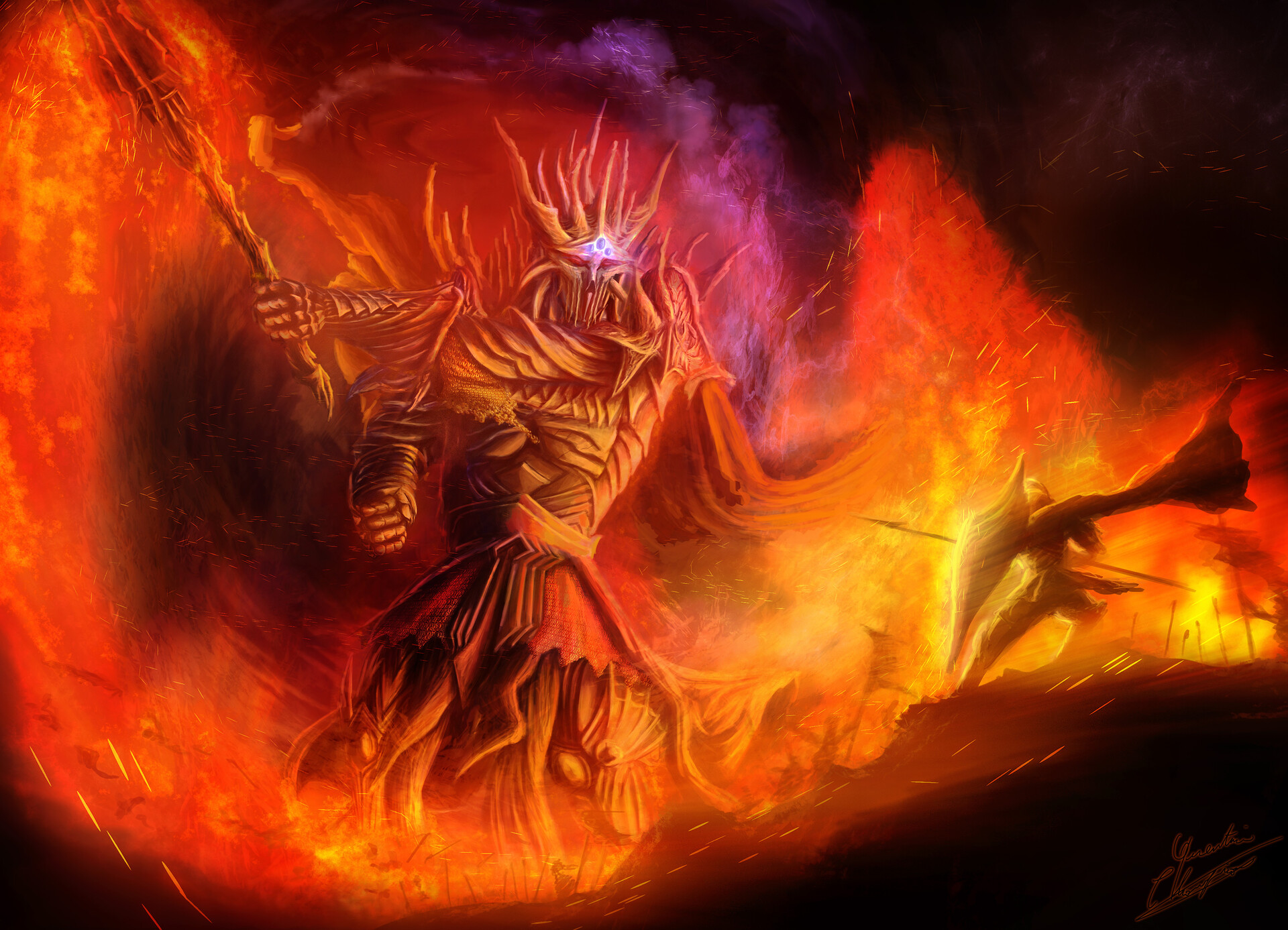 ArtStation - The sworn enemies