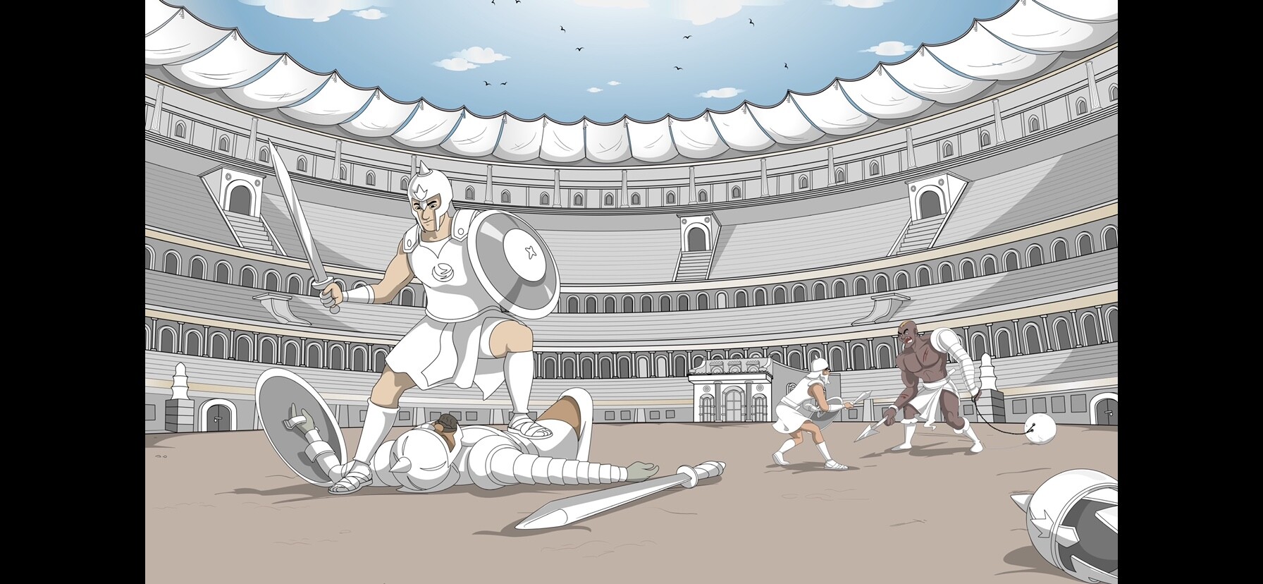 ArtStation - Colosseum in fight