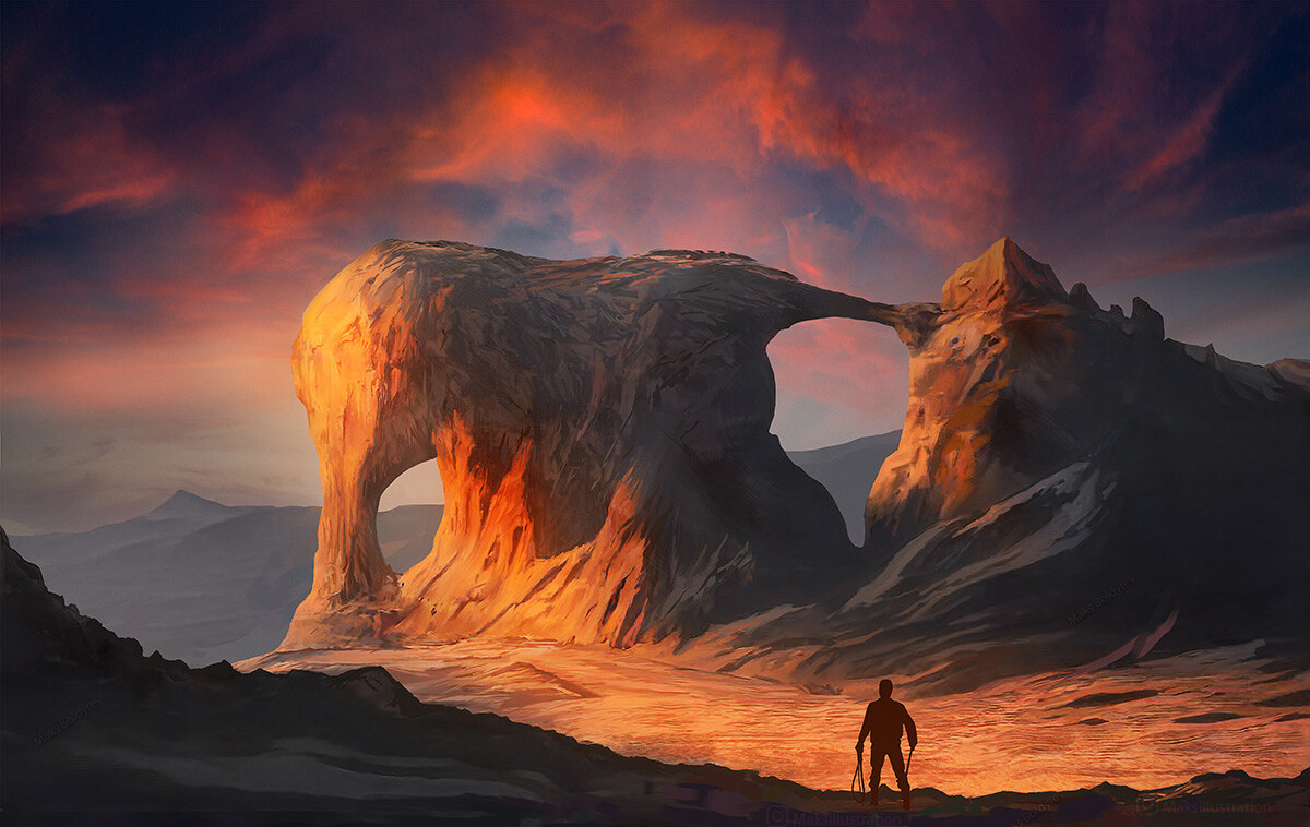 ArtStation - Fantasy landscape