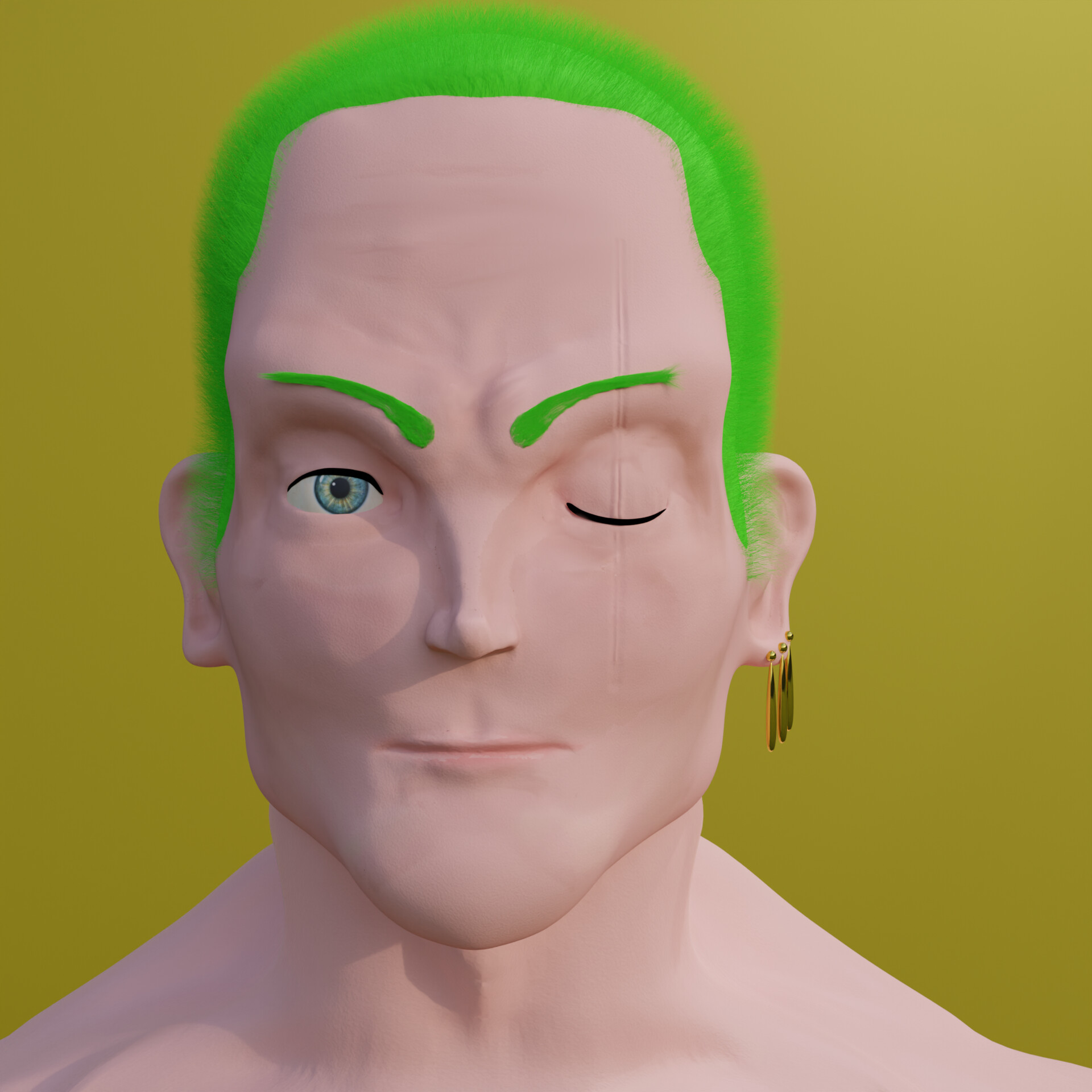 ArtStation - Zoro's Head