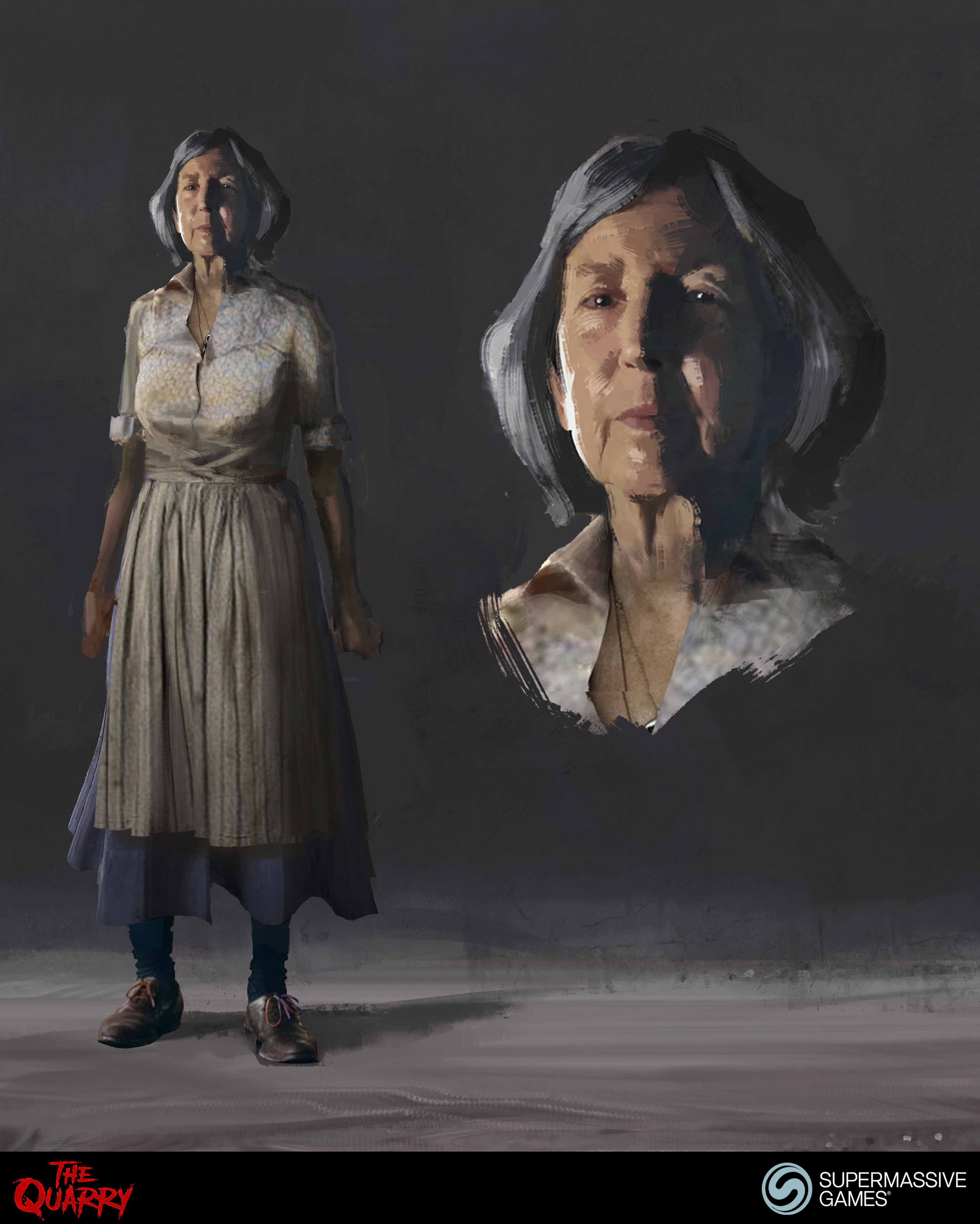 Charlie Scott - The Quarry - Character Concept Art - Hackett's and Eliza