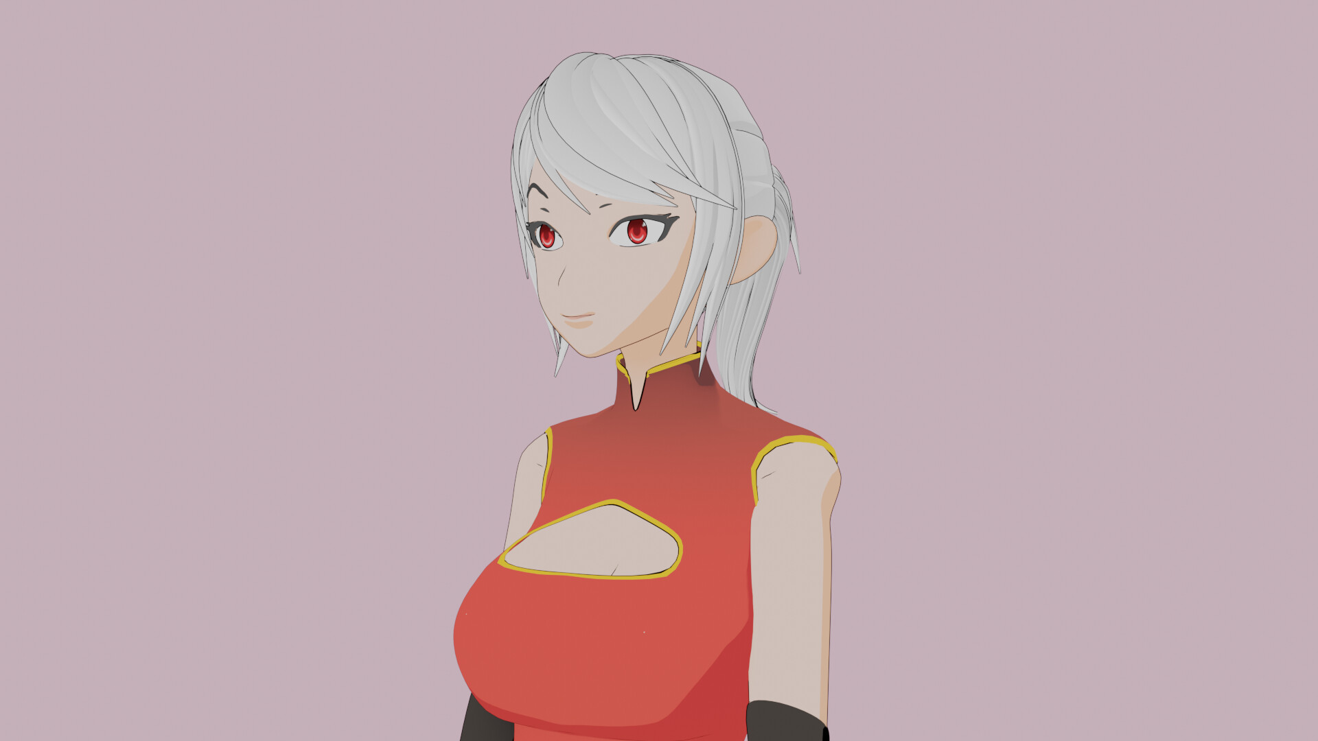 ArtStation - Girl in Qipao (OC)