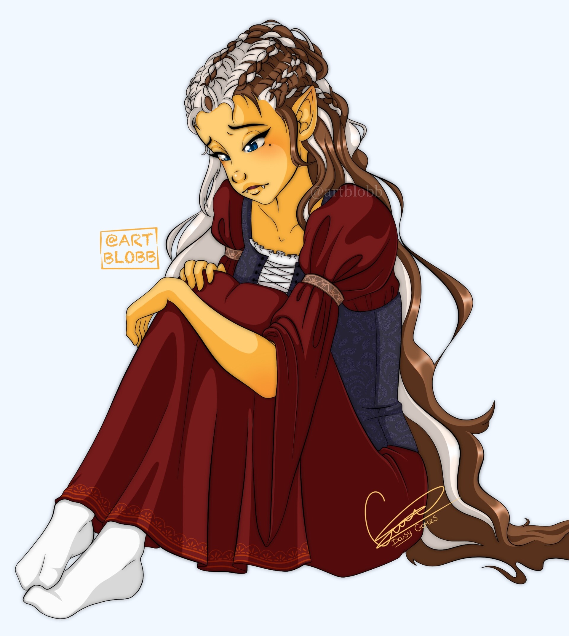 ArtStation - Sad vampire