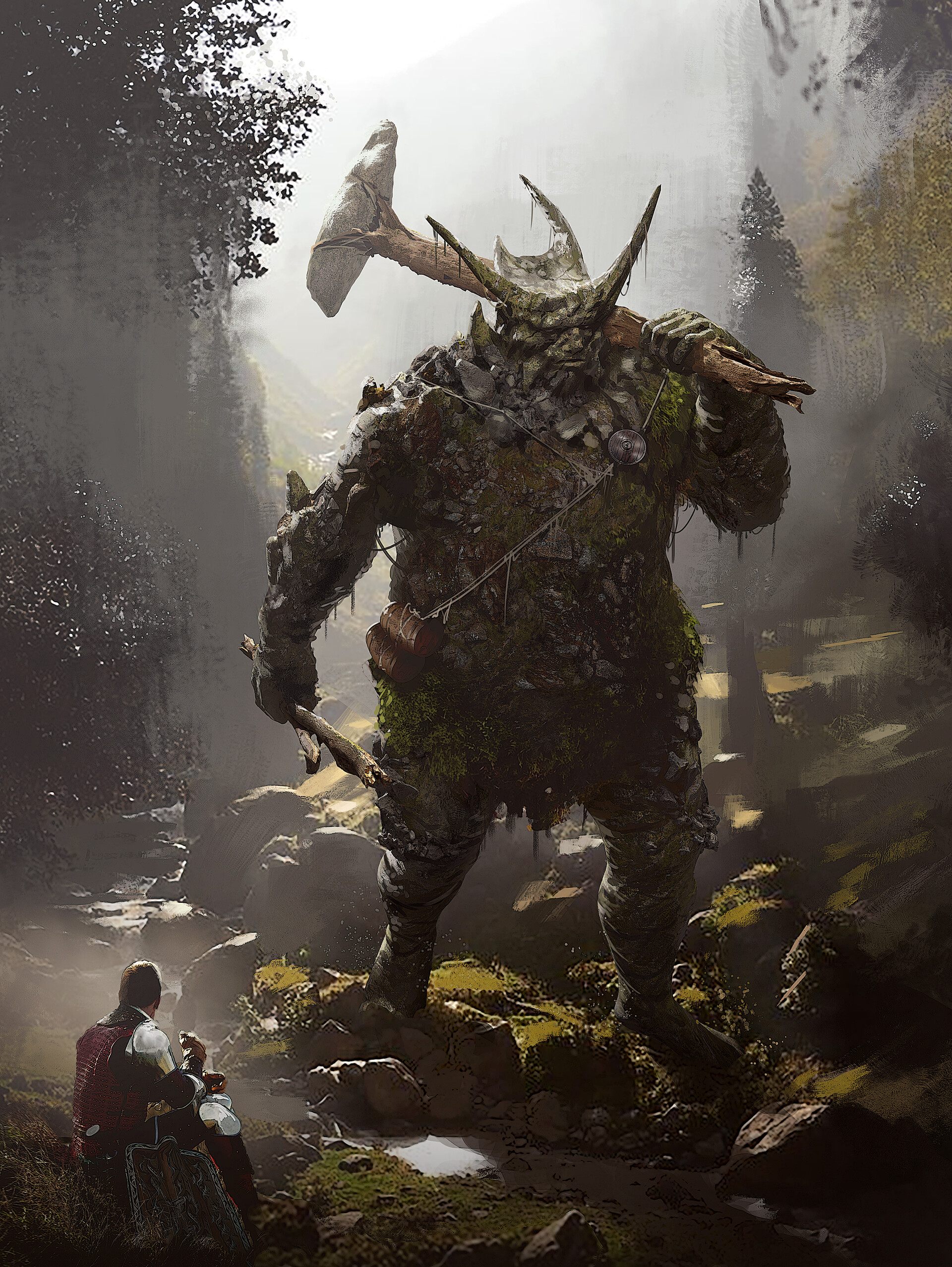 ArtStation - Mountain Troll