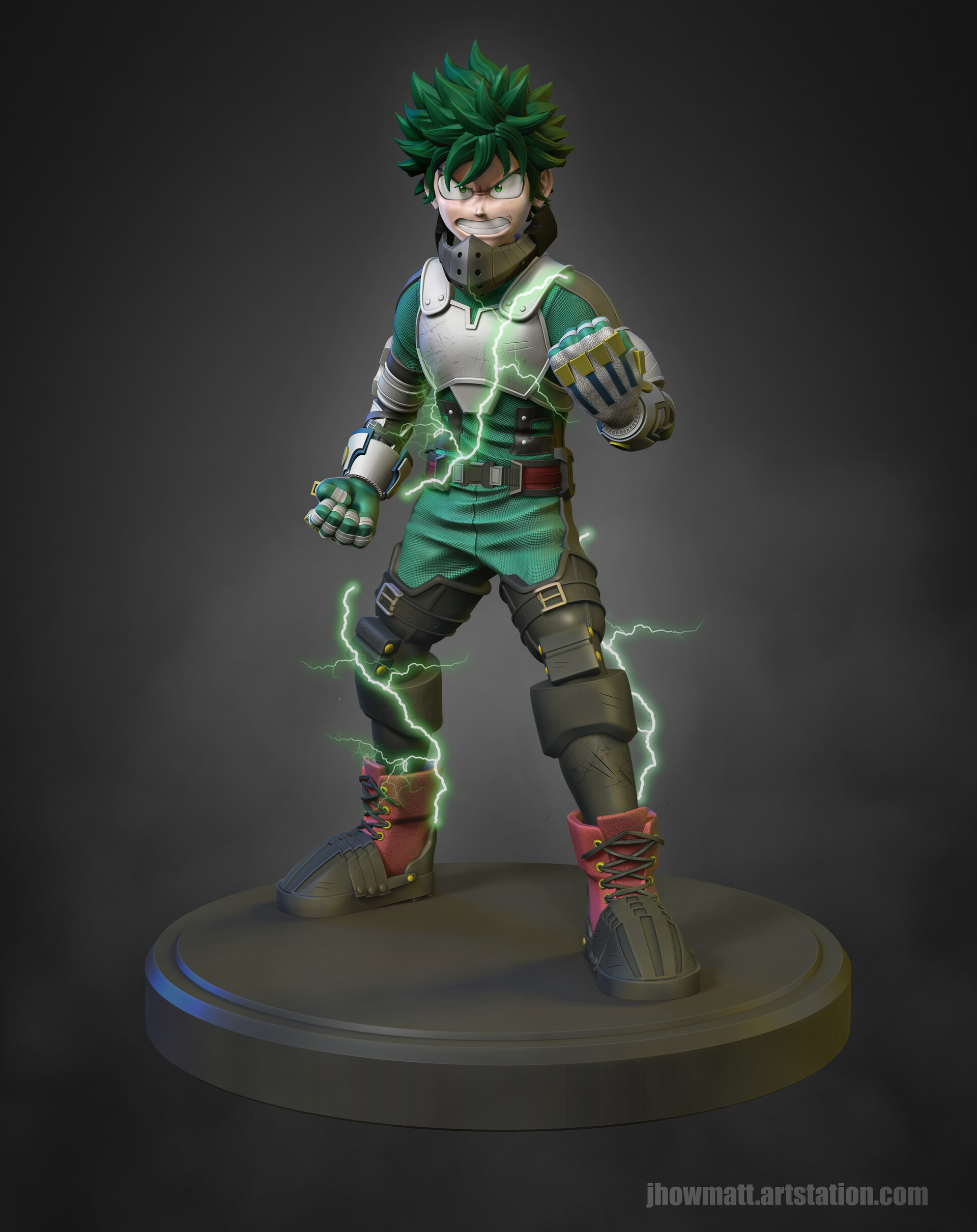 ArtStation - Izuko Midorya (My Hero Academia) - Zbrush for Animes ...