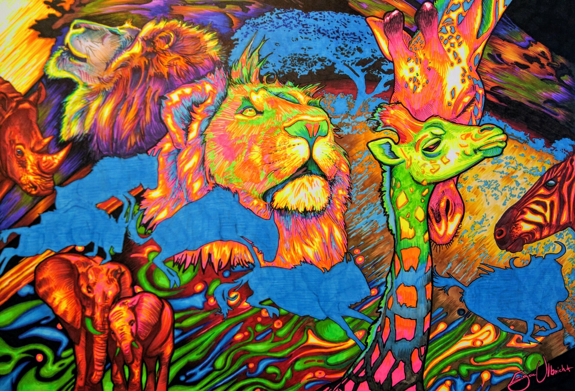 ArtStation - Psychedelic Safari