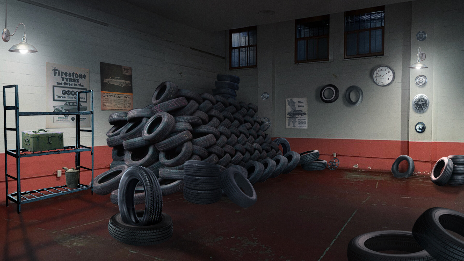 ArtStation - Tire Shop