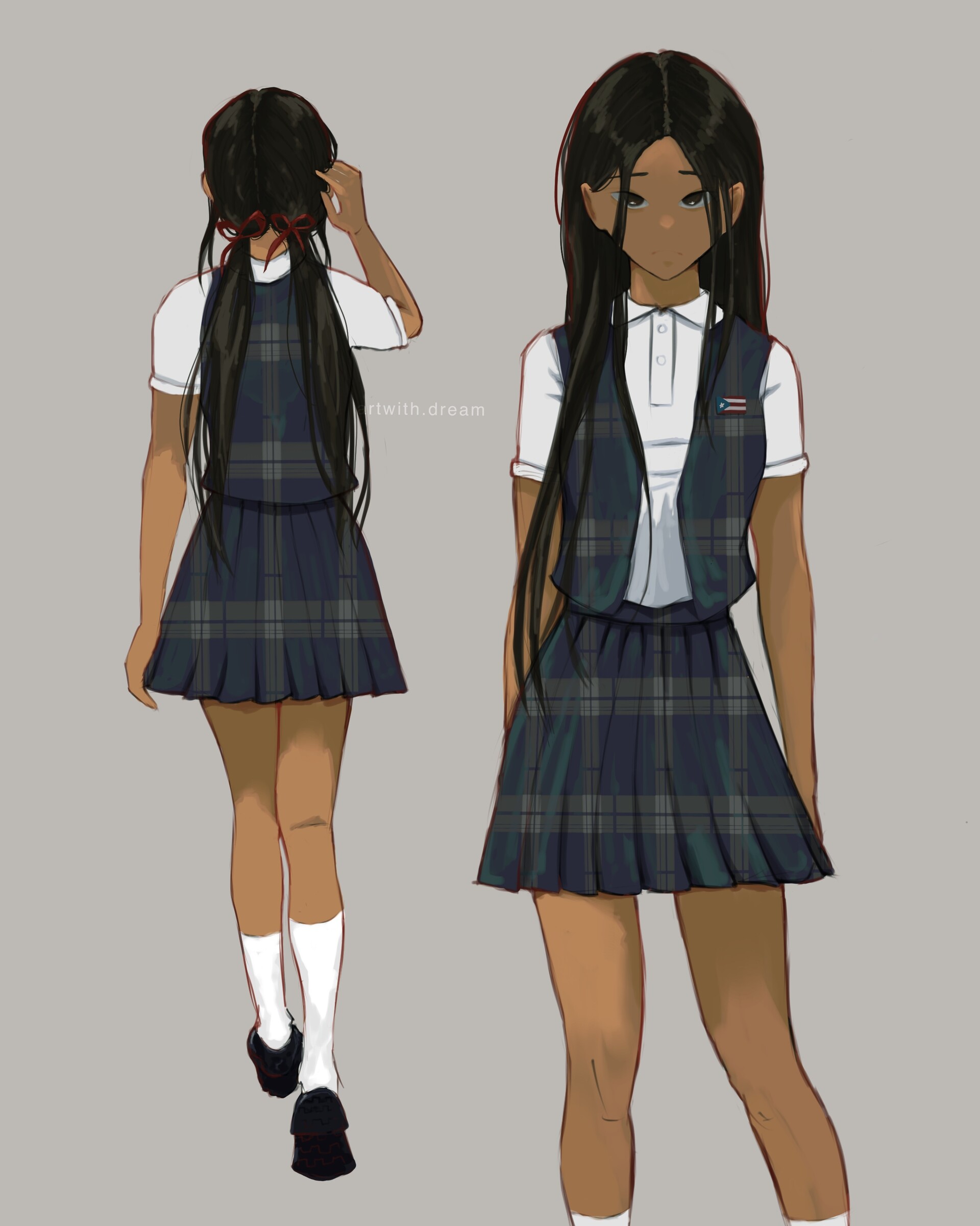 ArtStation - PR Girl Character Design