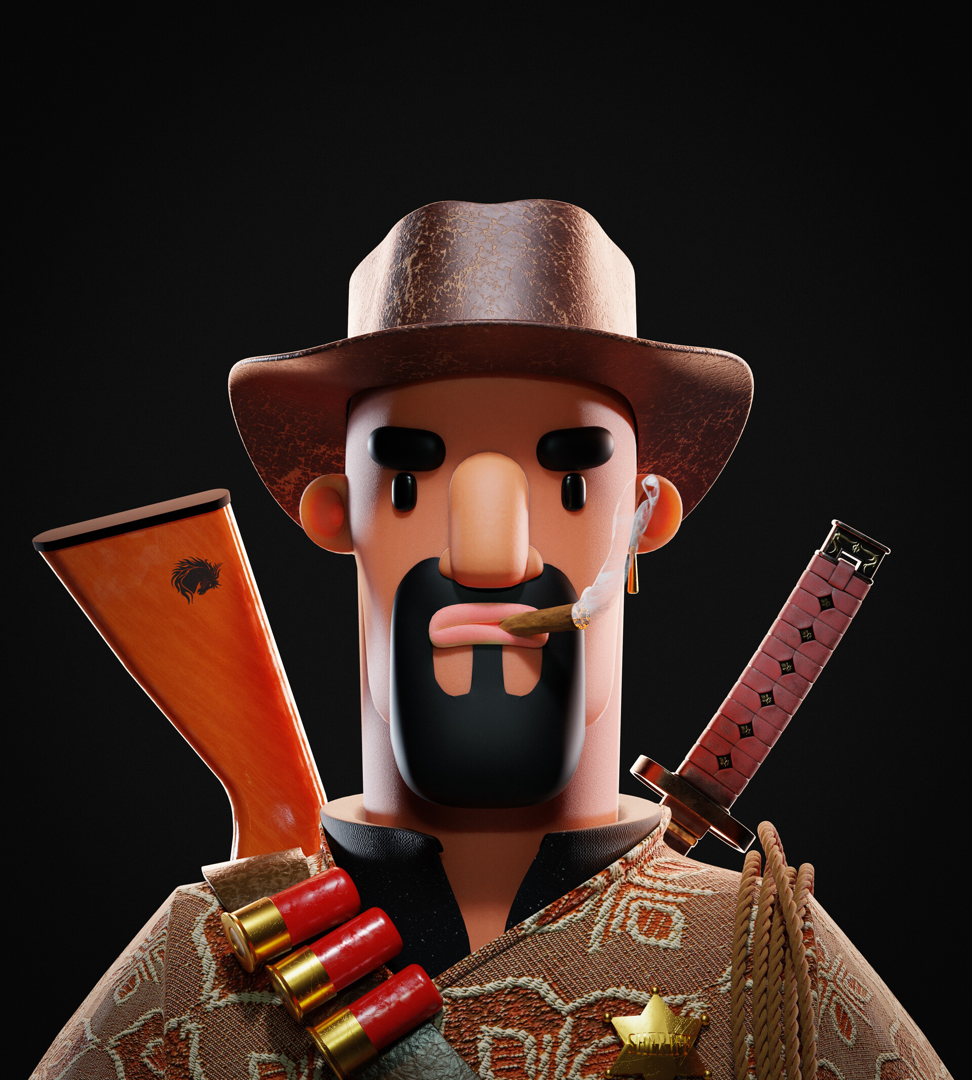 ArtStation - Stylized Cowboy