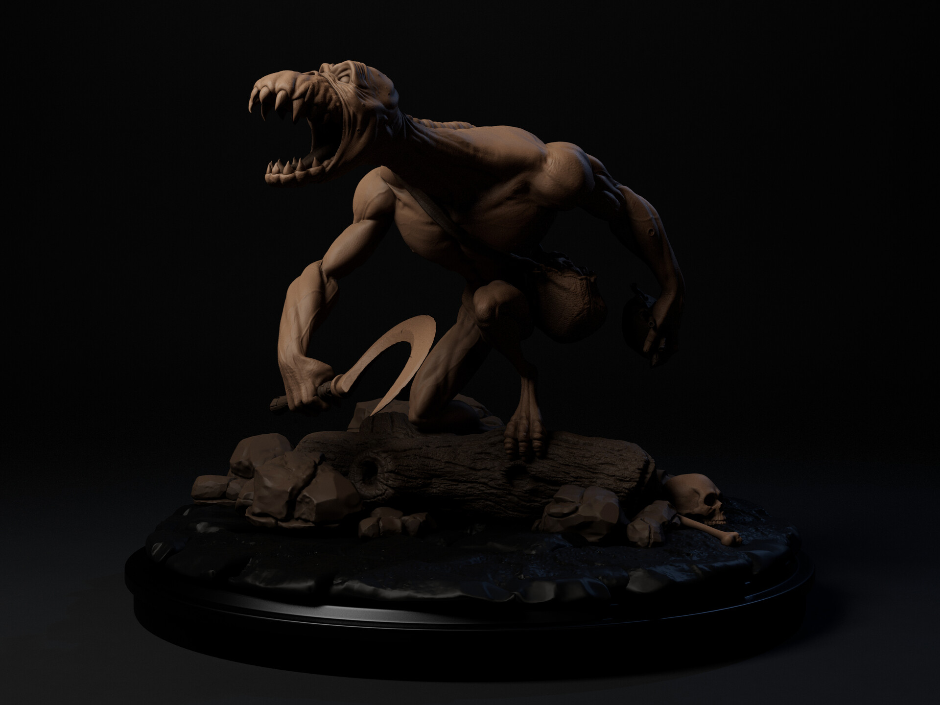 ArtStation - Fan Art - Ghoul - From Myth: The Fallen Lords