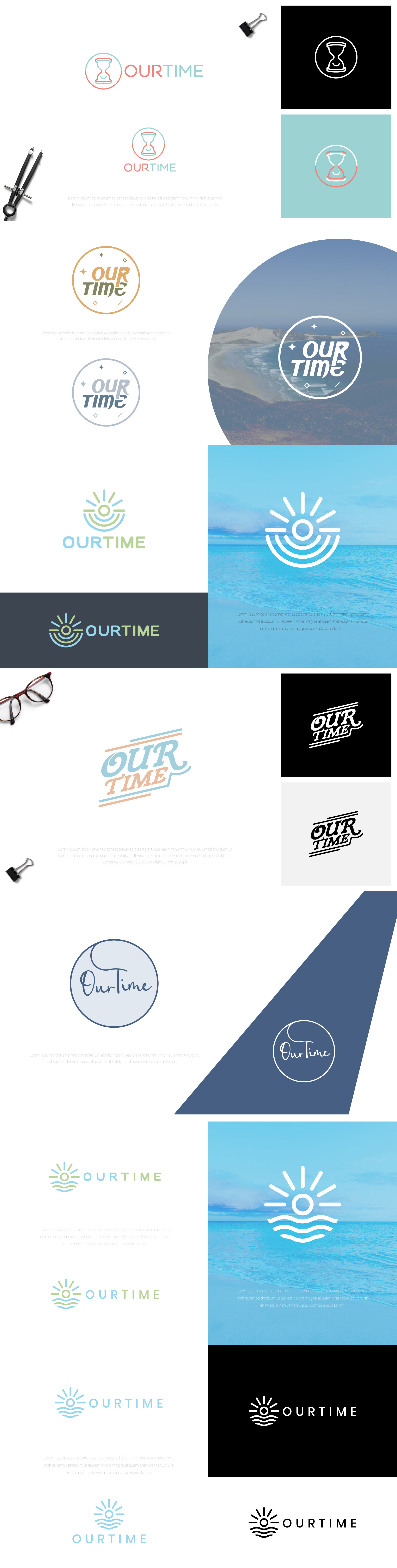 ArtStation - Our Time Logo Concepts | Brand Logo Designs
