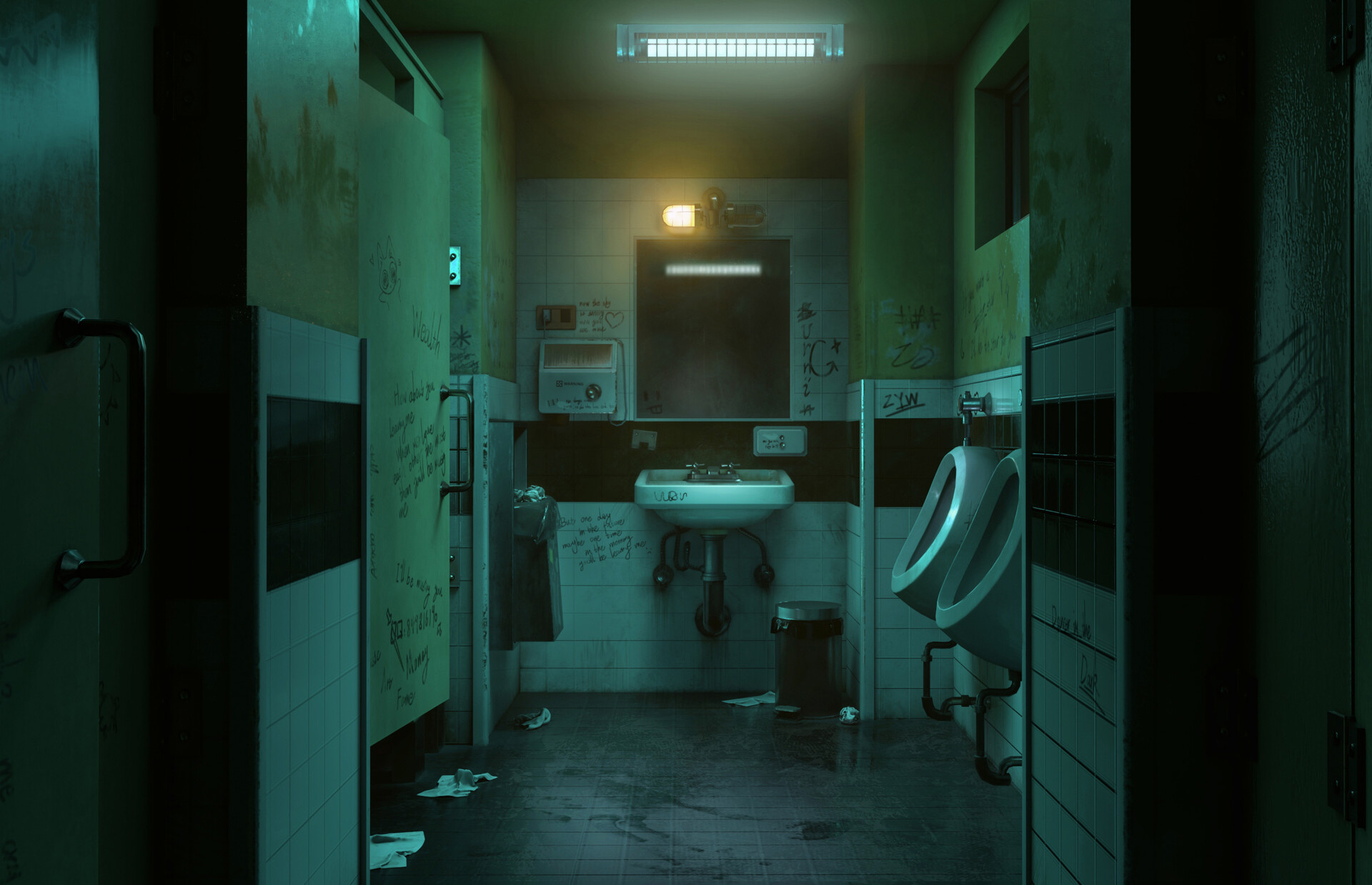 ArtStation - Dim toilet