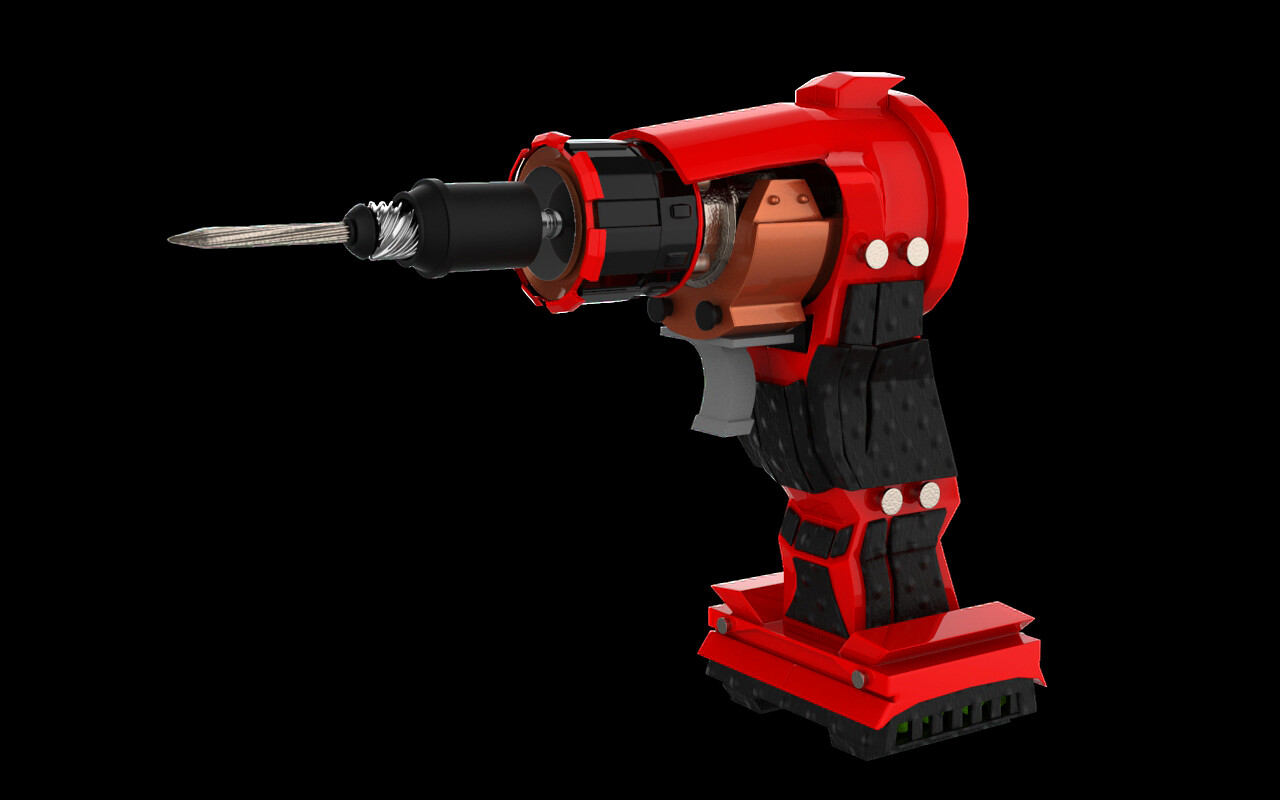 ArtStation - Drill - Maya 3D