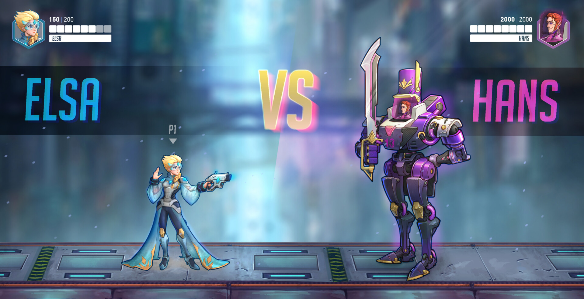 Tuan Anh Le - Disney Cyberpunk: Frozen