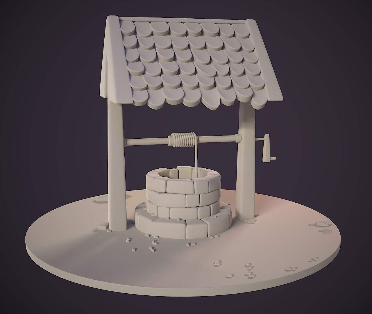 ArtStation - water well