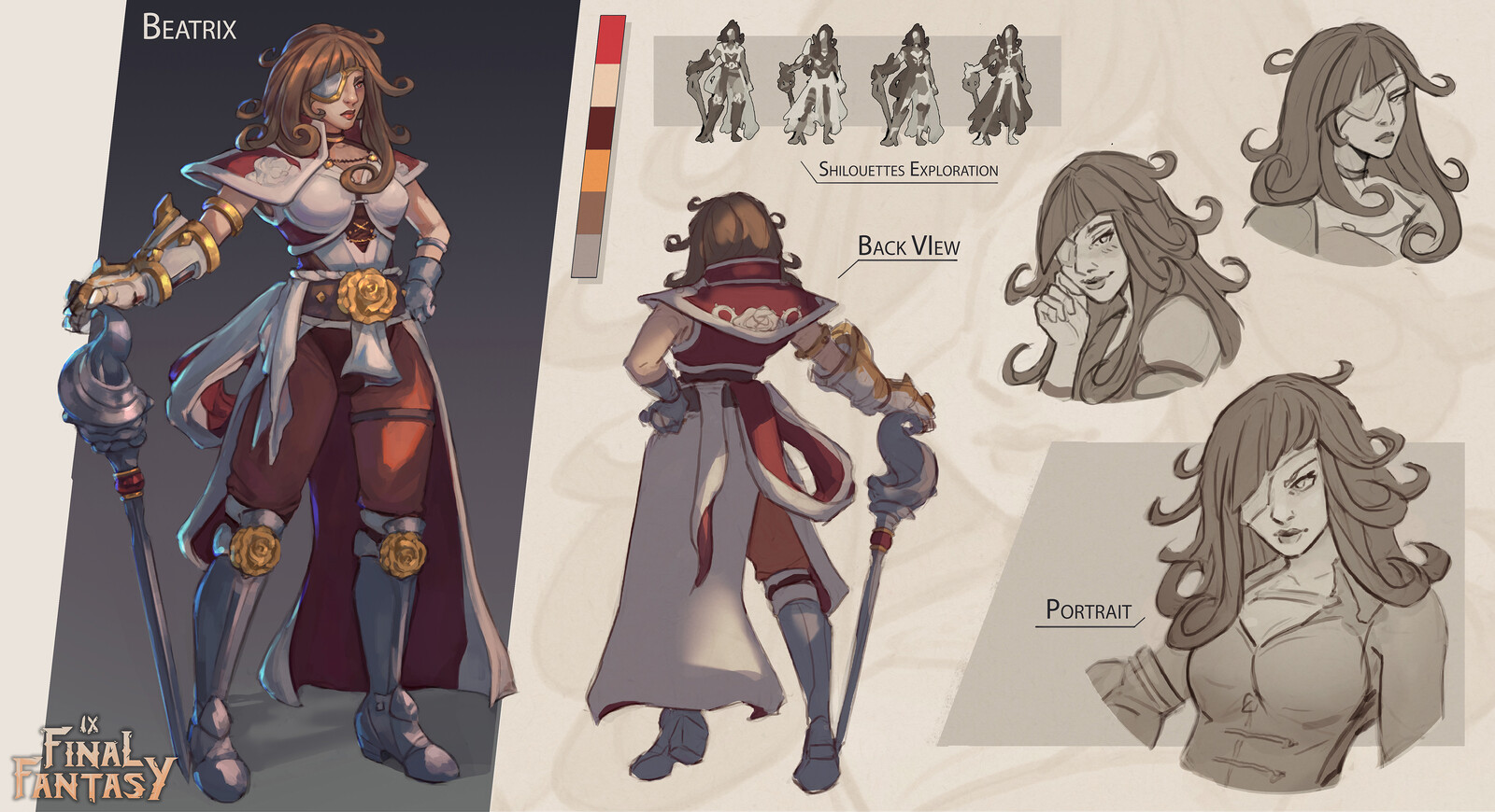 Carolina L. Berrus - Ruined King x Final Fantasy IX - Beatrix ...