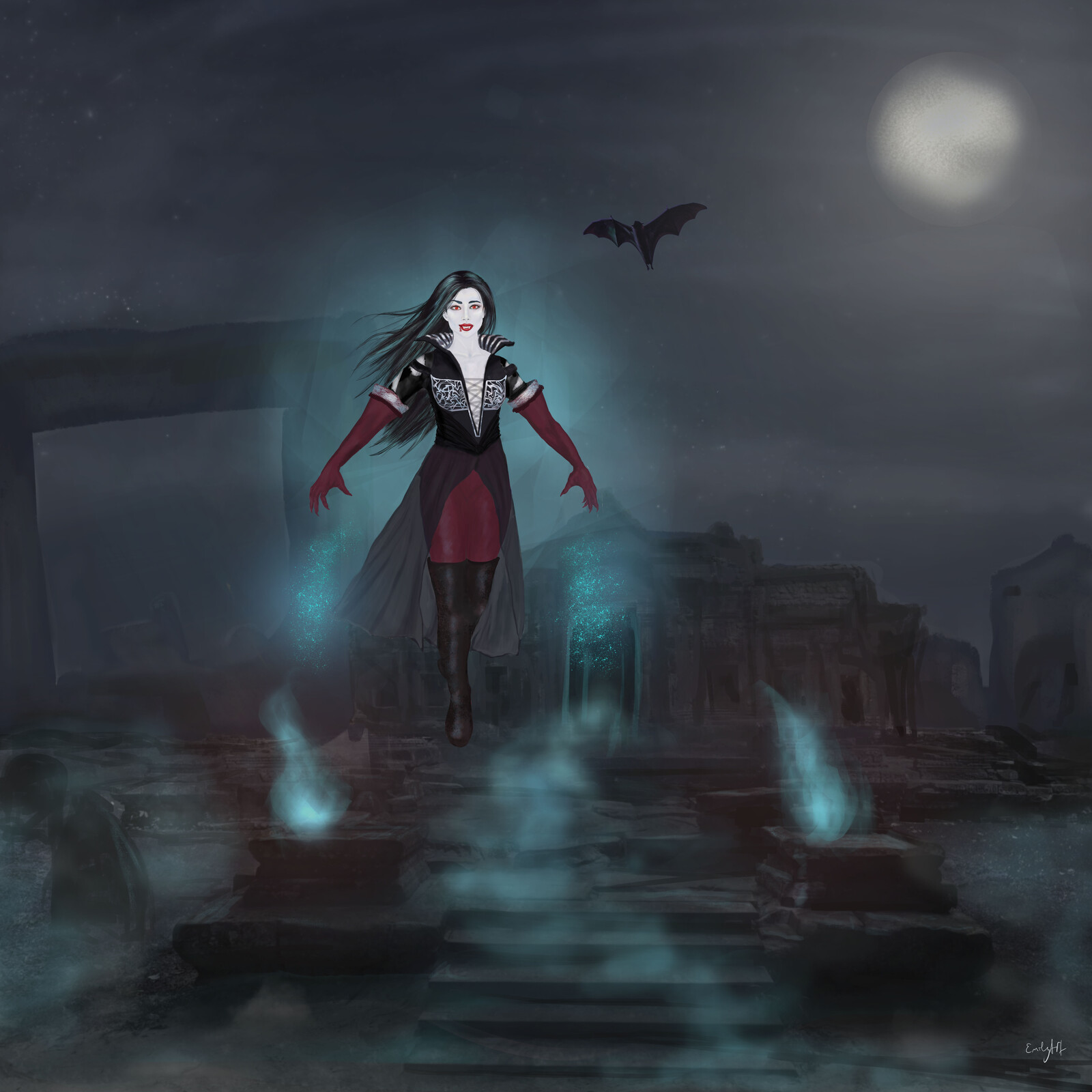 Emily Klimova - Vampire Necromancer