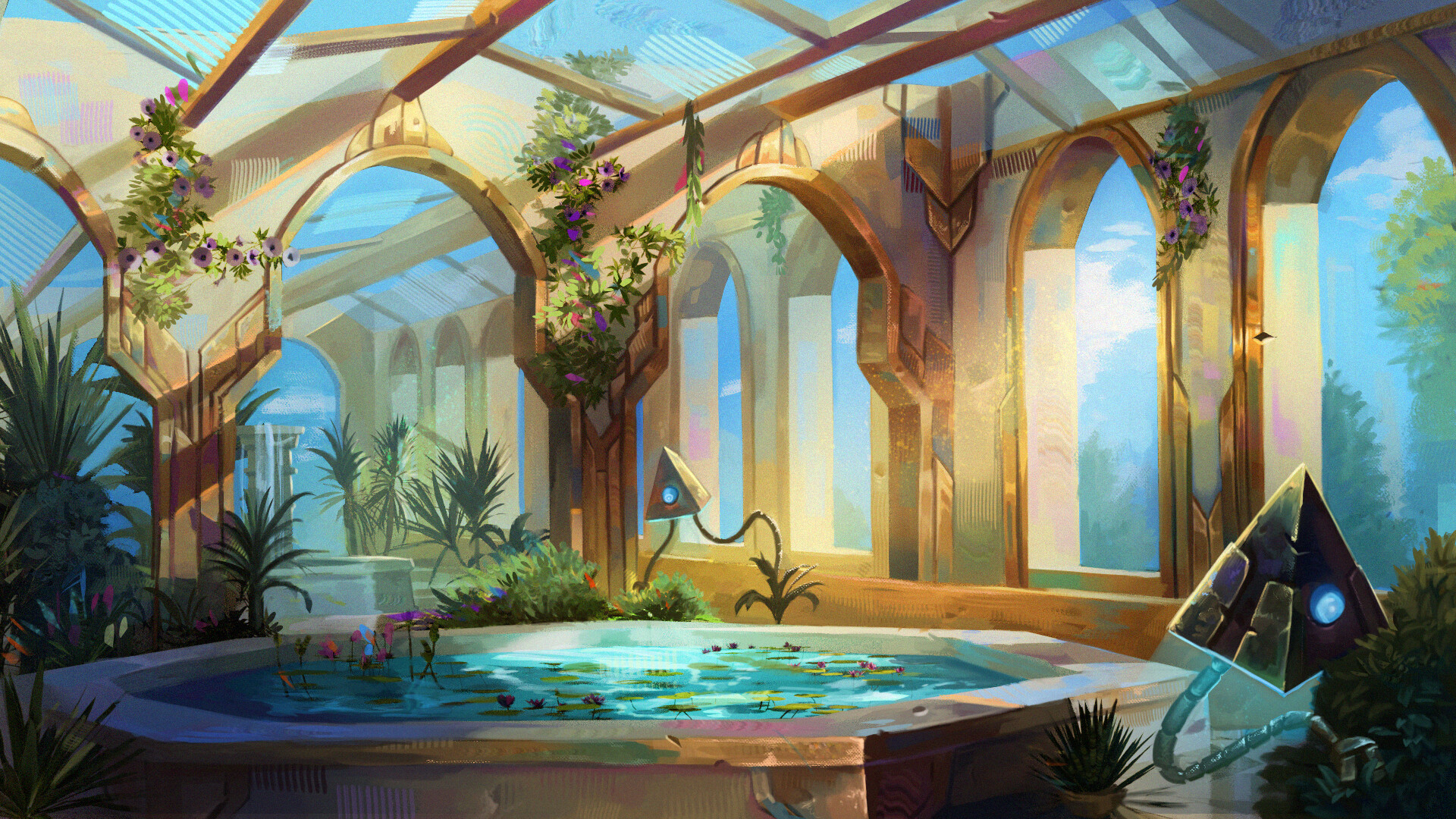 ArtStation - Golden Garden