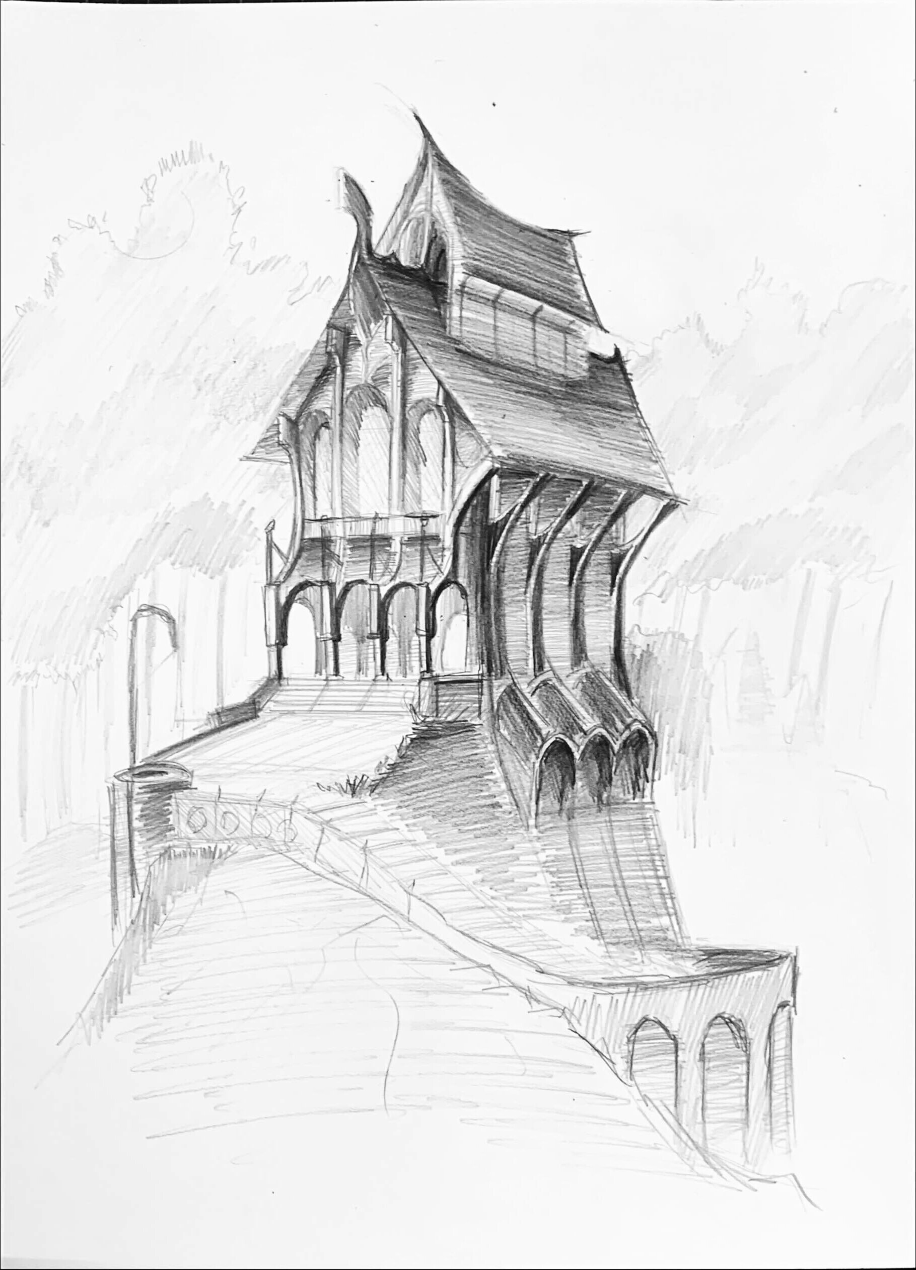 ArtStation - Building Sketches