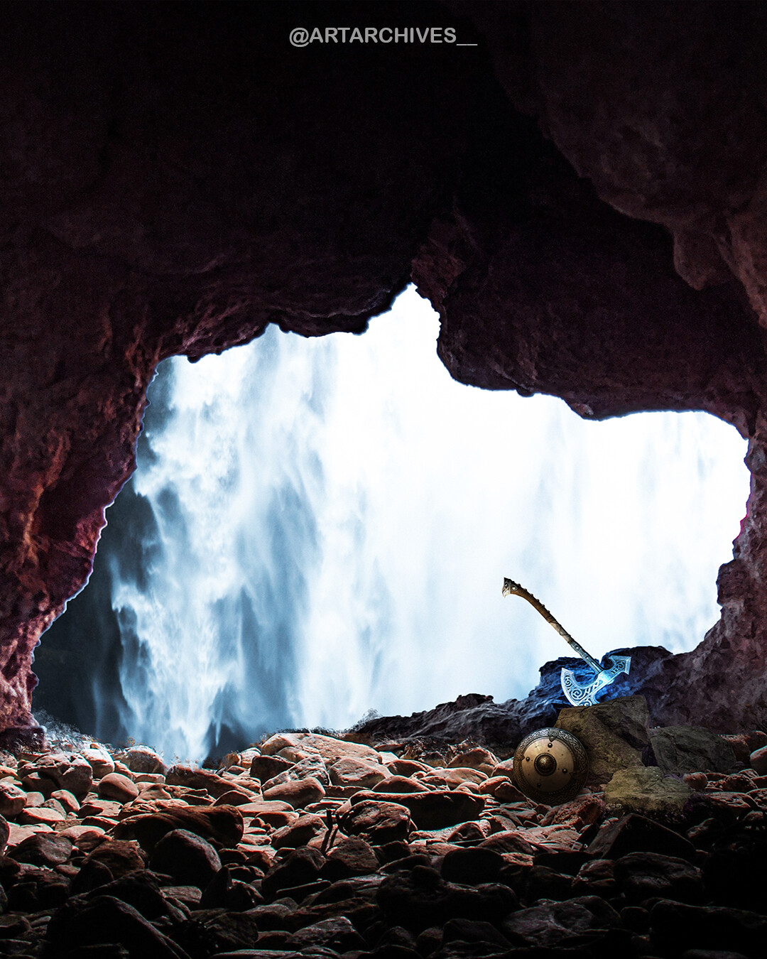 ArtStation - Axe Cave