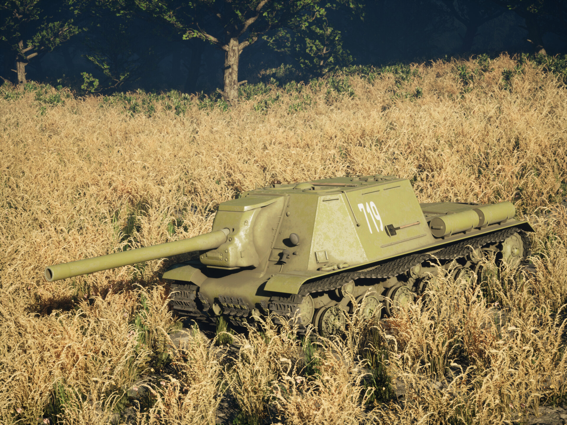 ArtStation - Tank ISU-122
