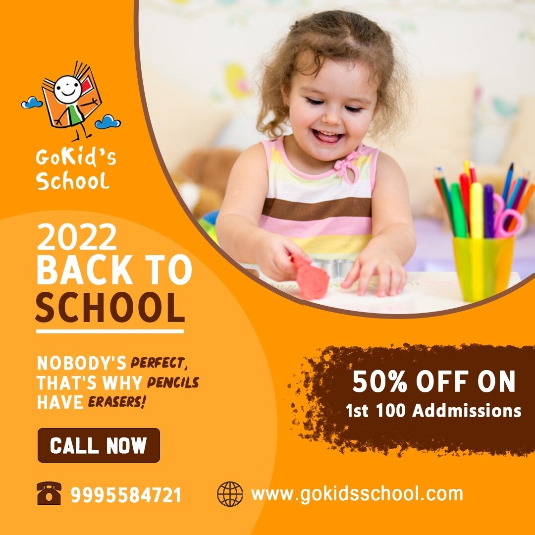 ArtStation - social media design of School admission