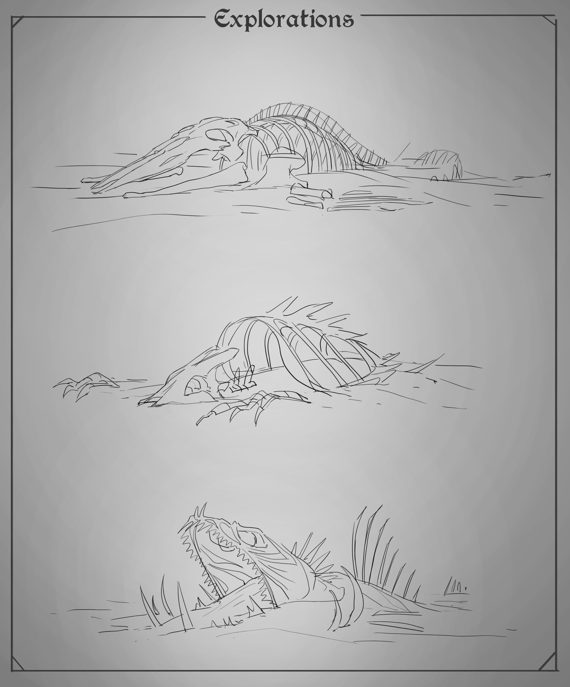 David Cortes - Deep Sea Skeletons Concept