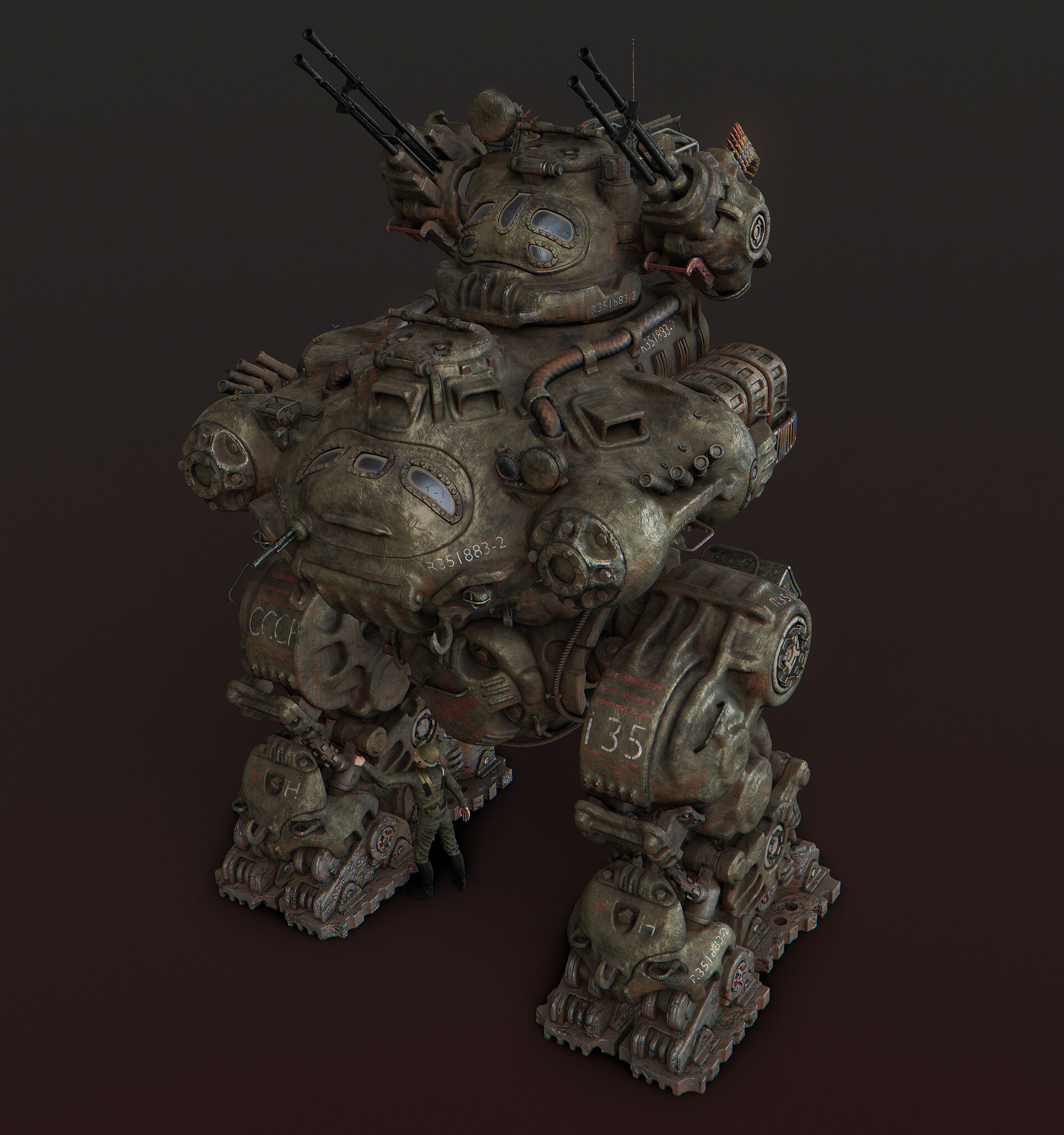 Henrik Hackenberg - Project 1952: Soviet Anti-Air Mech