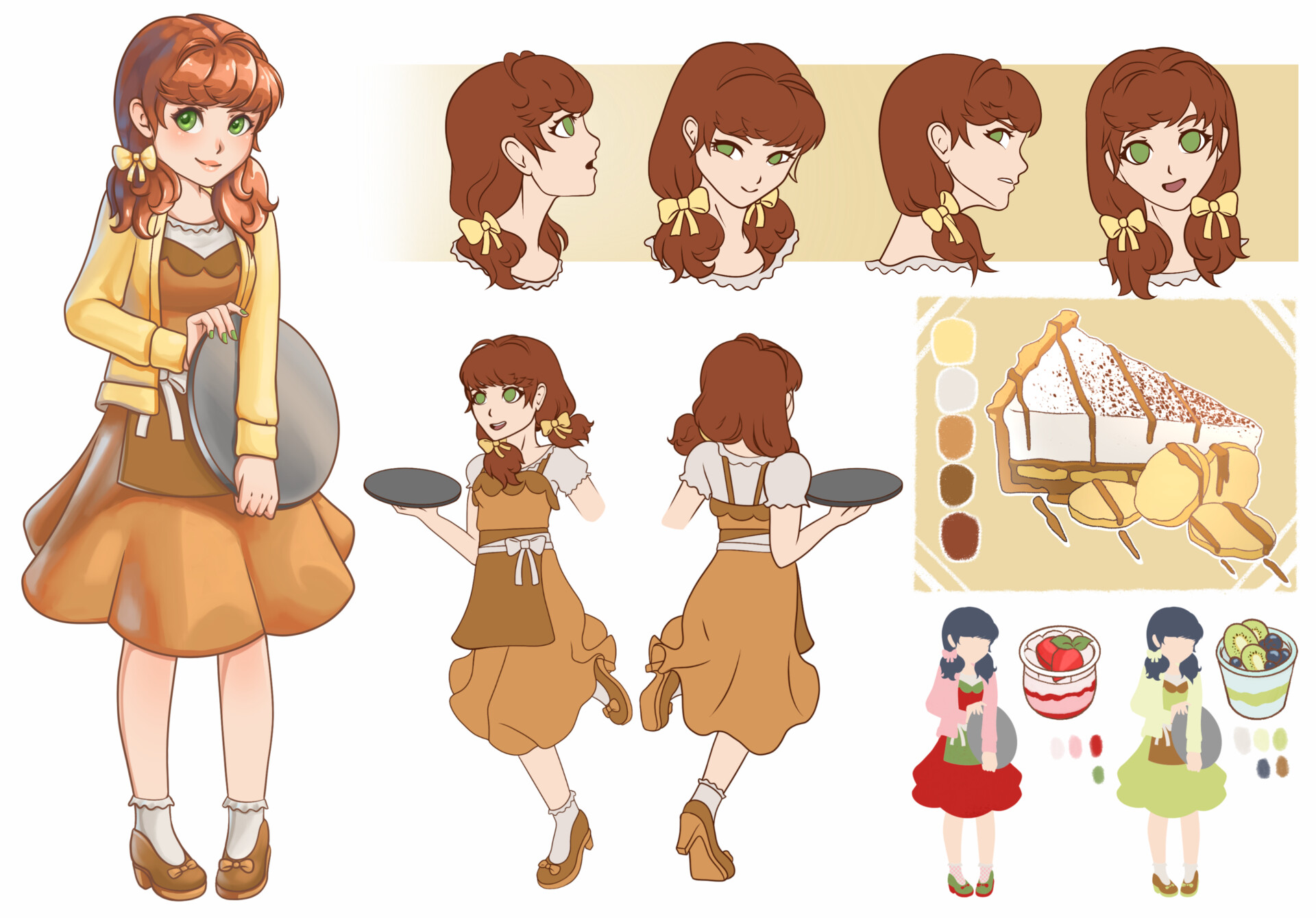 ArtStation - Patisserie - pastry chef character design