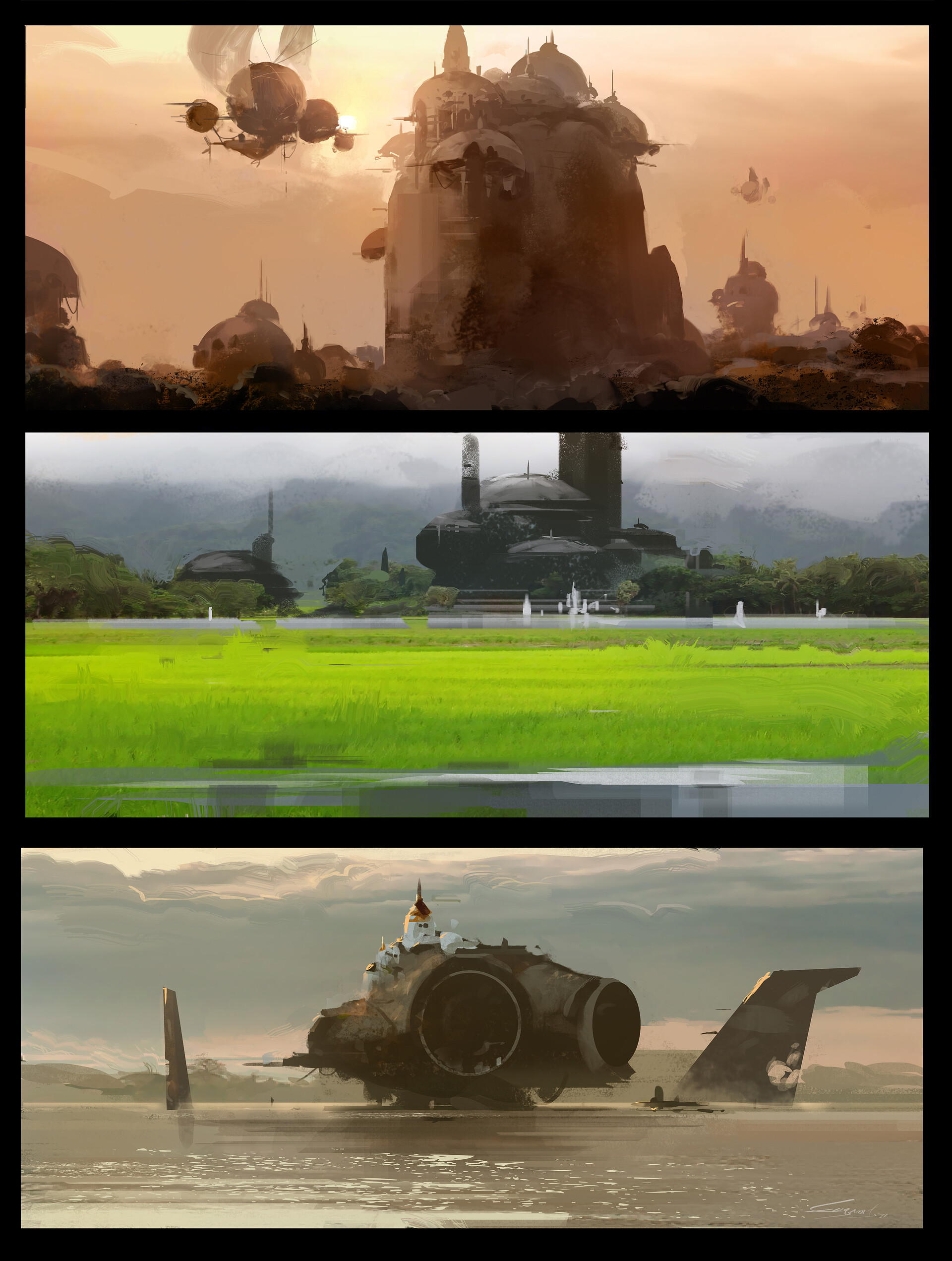ArtStation - Explorations Sketches