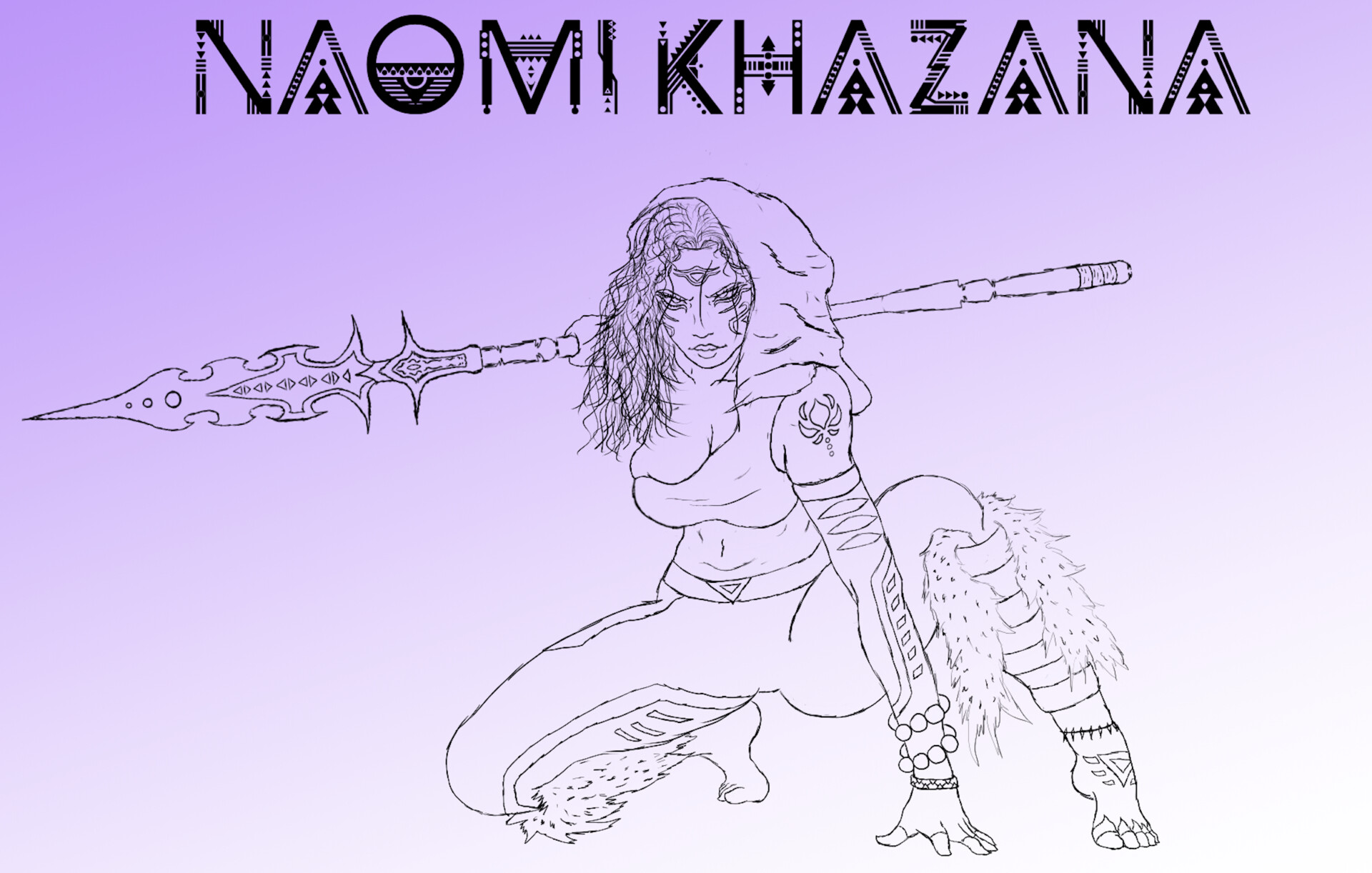 ArtStation - Extremity: Naomi Khazana - Black Lotus Assassin WIP