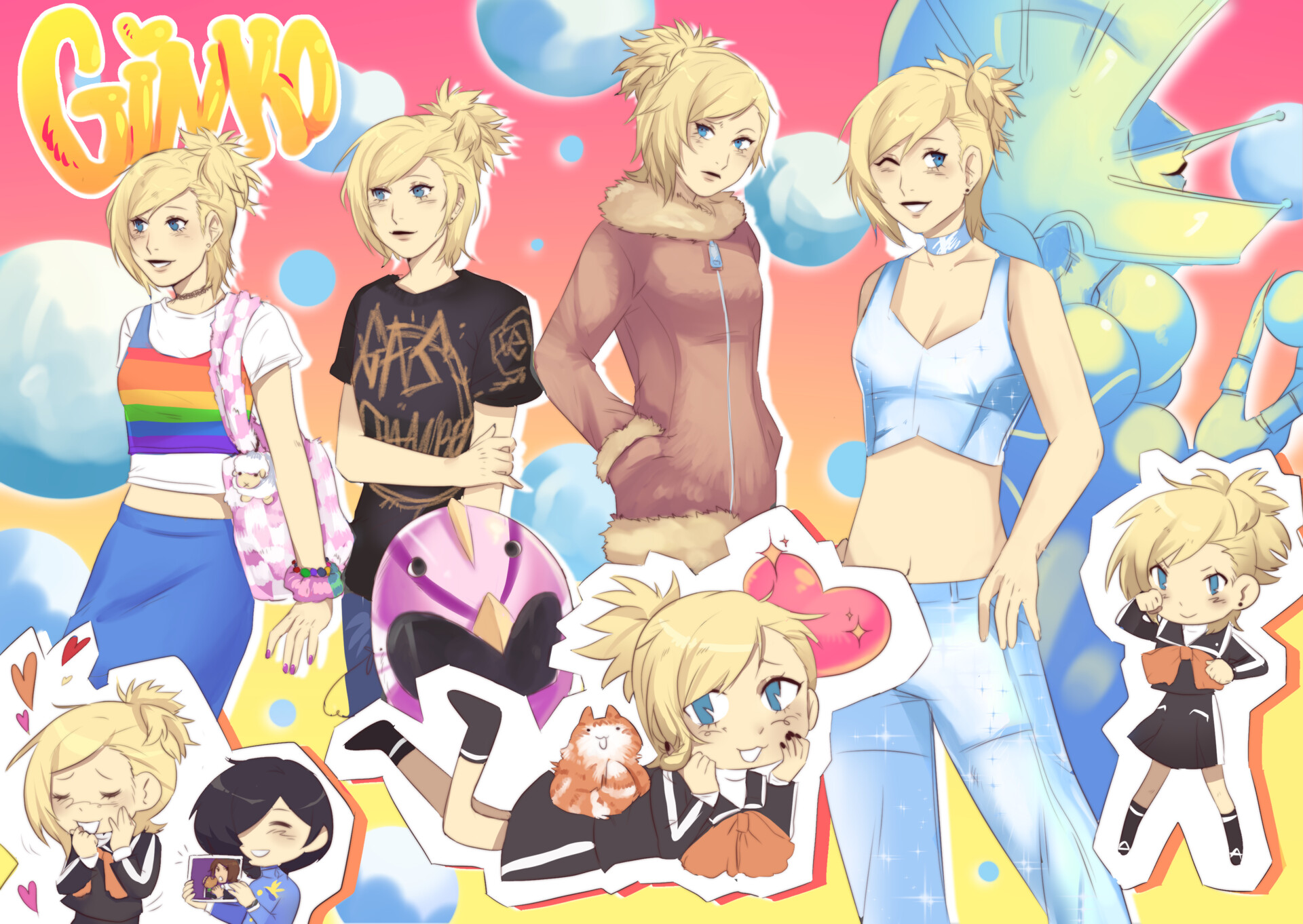 ArtStation - Persona 2 Lisa Silverman