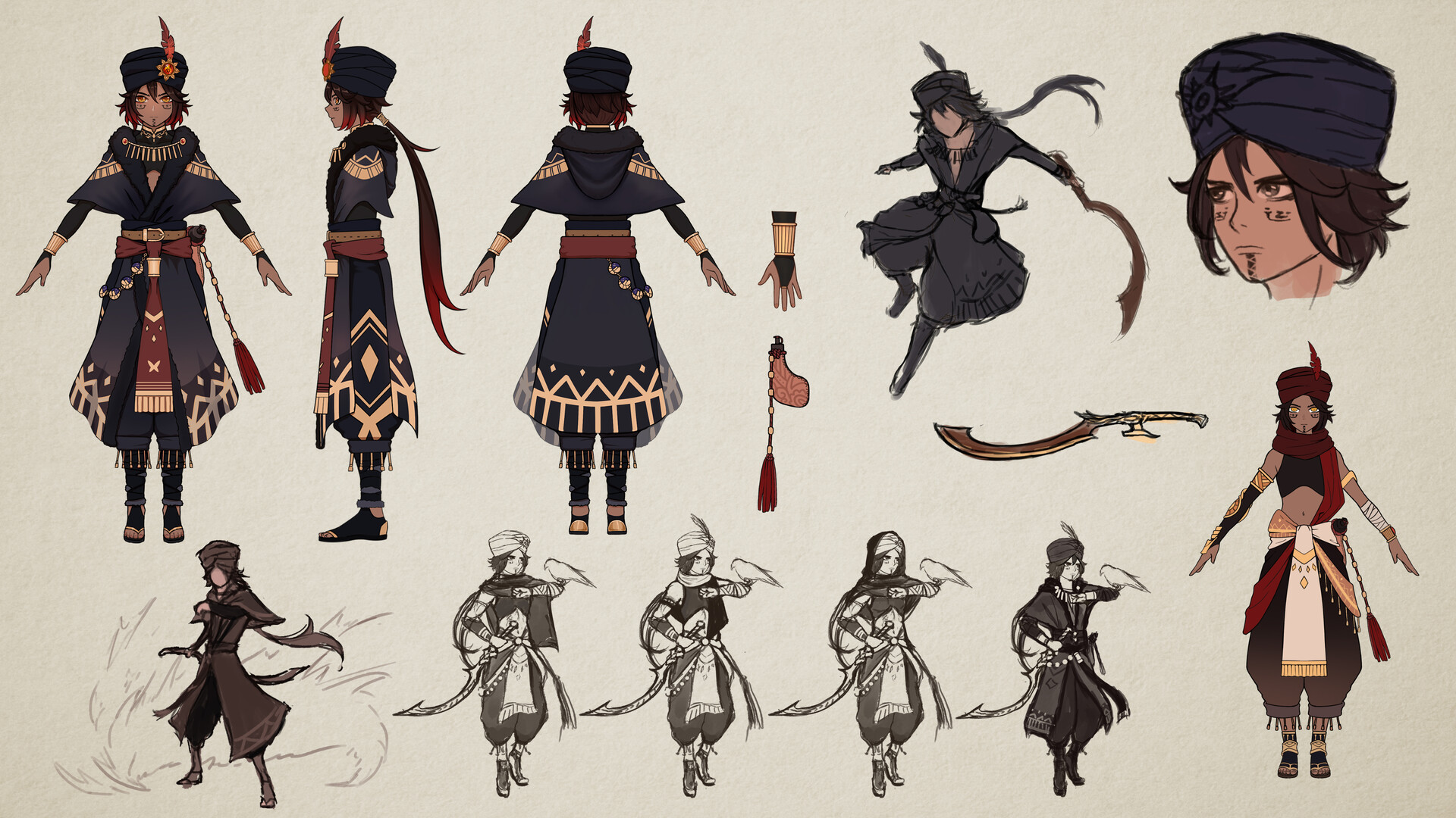 . SongJo . - Original Character Design - The Medjay