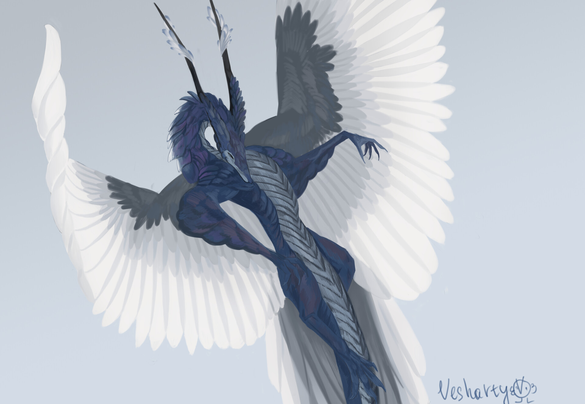 ArtStation - Dragon with wings