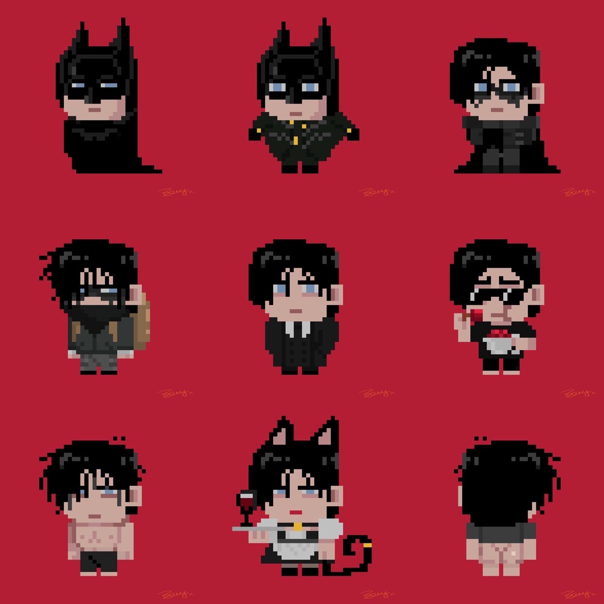 pixel batman pfp