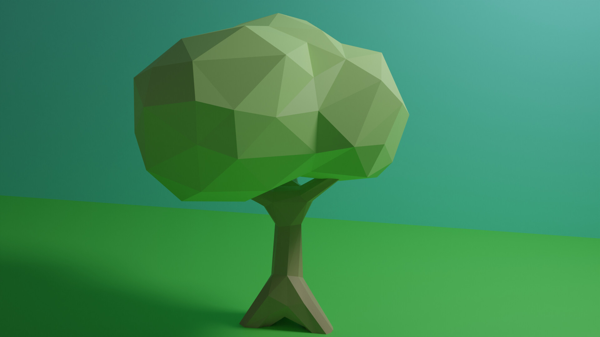 ArtStation - Low poly tree